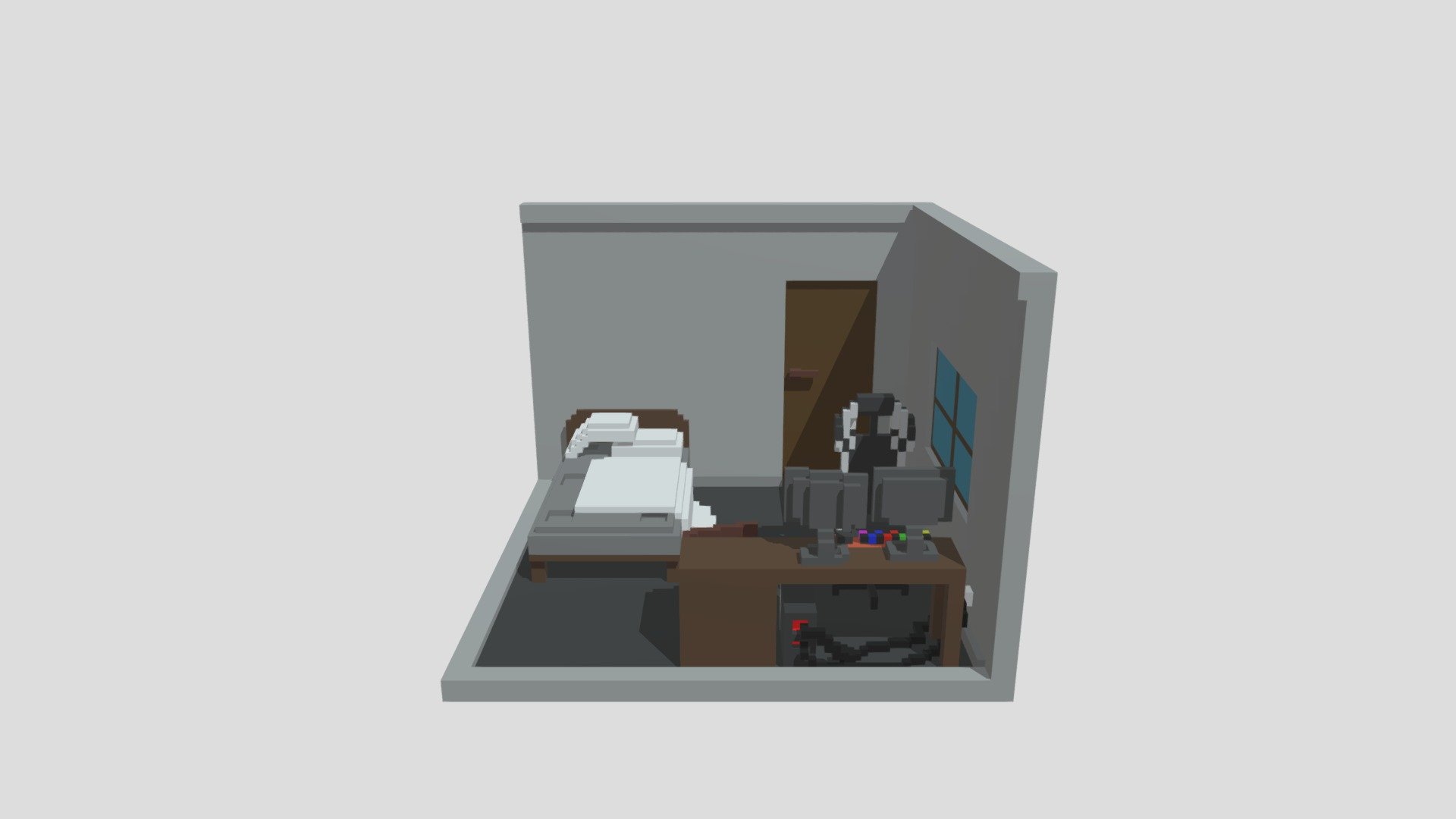 MagicaVoxel Room - Download Free 3D model by Stalin337 [345584b ...