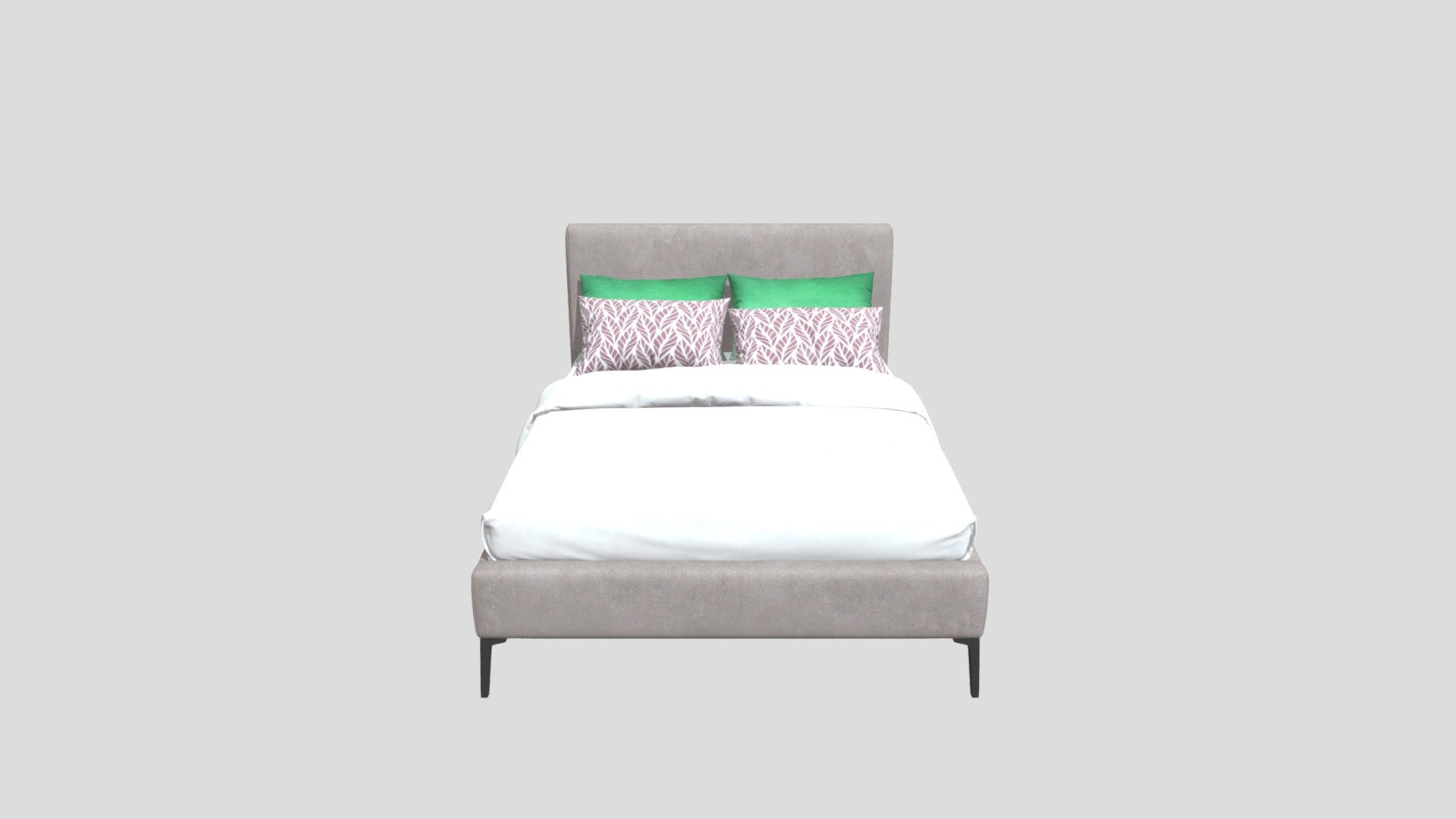Bed_default - Download Free 3D model by abhinandan (@abhitardalkar ...
