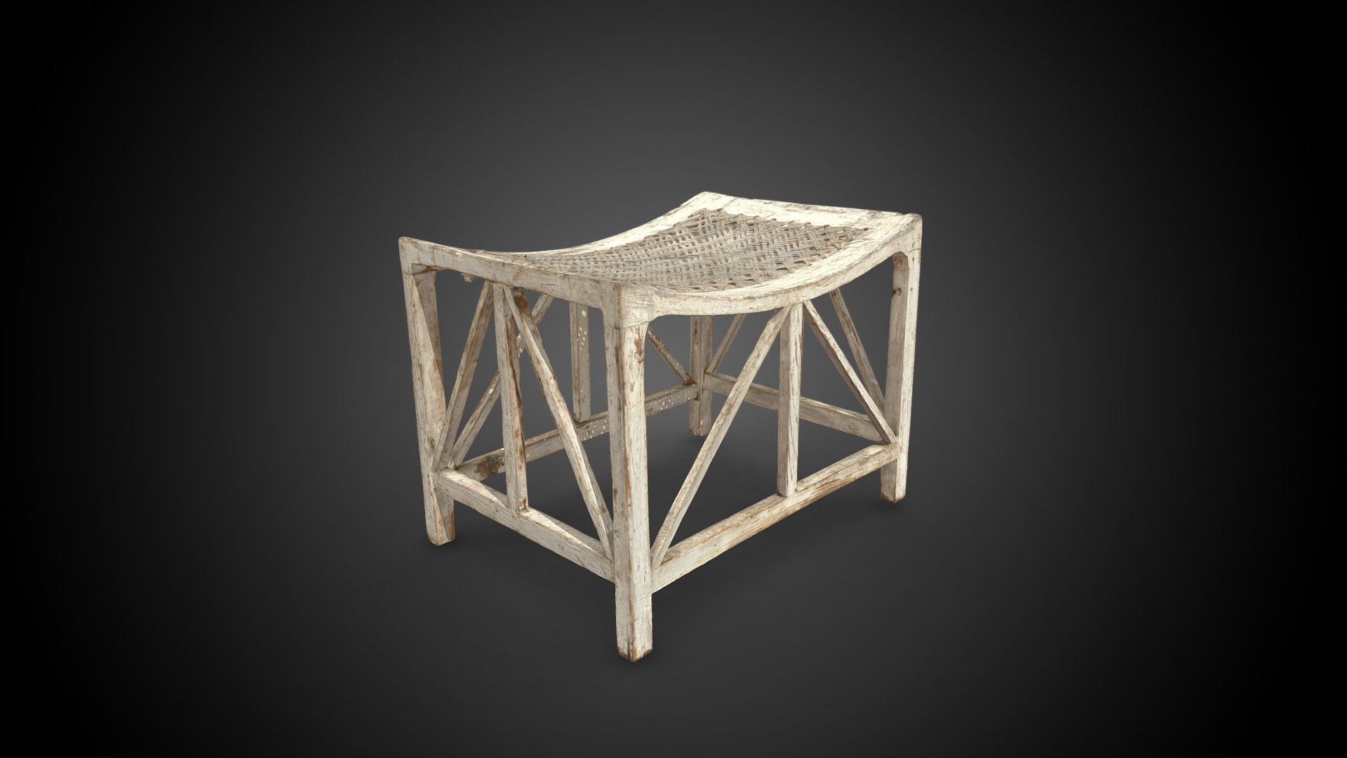 Stool - 3D model by Museo Egizio (@Museoegizio) [345af9f] - Sketchfab