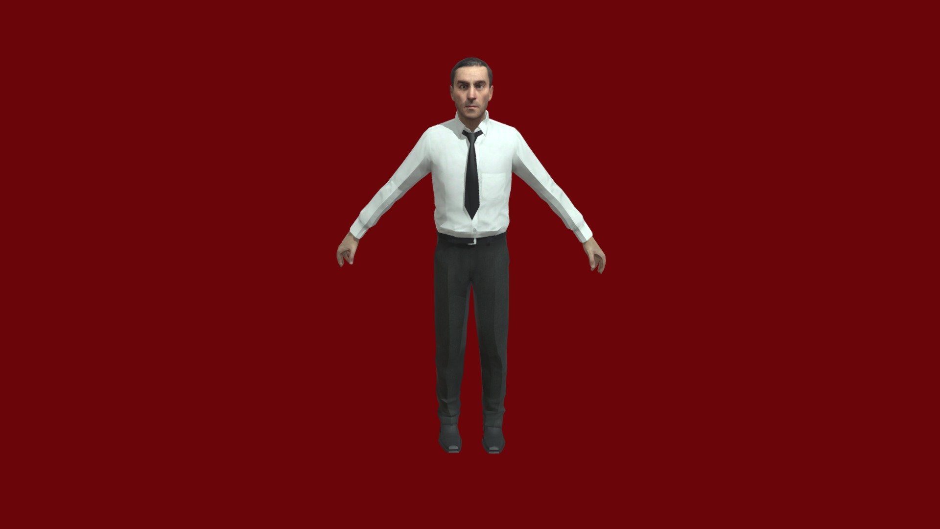 Guy Shaking Hands With Dafuqboom In 1979 - Download Free 3D model by ...