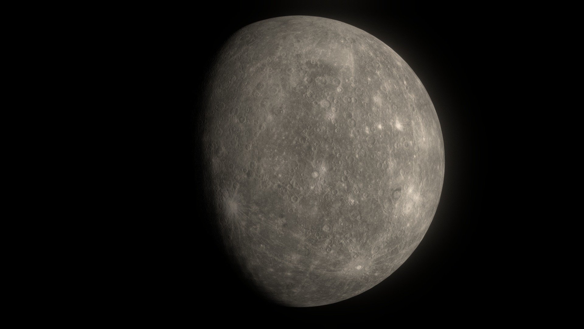 3d Model Of Planet Mercury