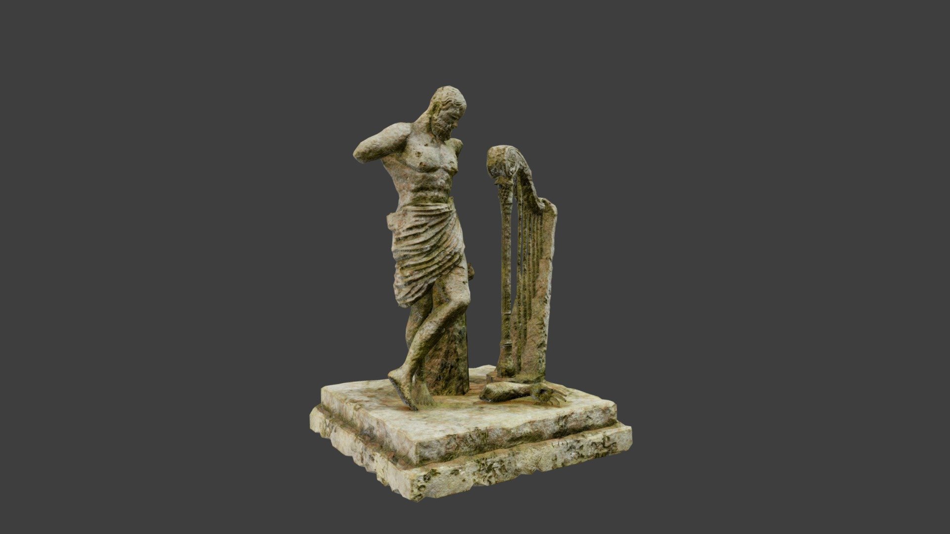 Sunken Orpheus Statue - 3D model by Abbey Carter (@AkioftheSand ...