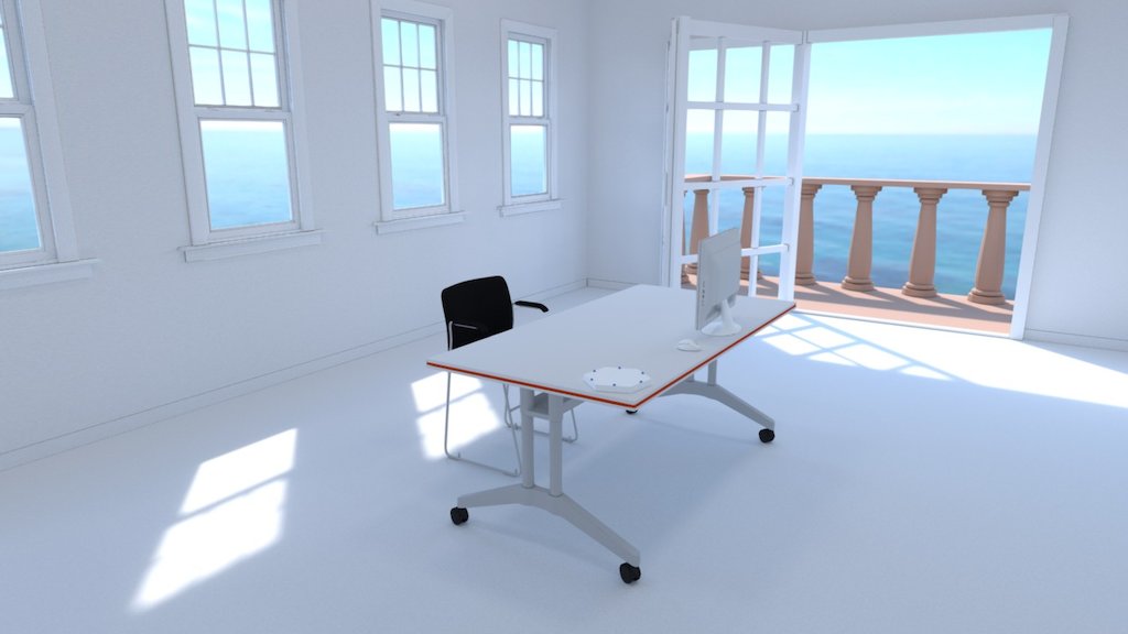Clean work environment - 3D model by fhernand [3462fcf] - Sketchfab