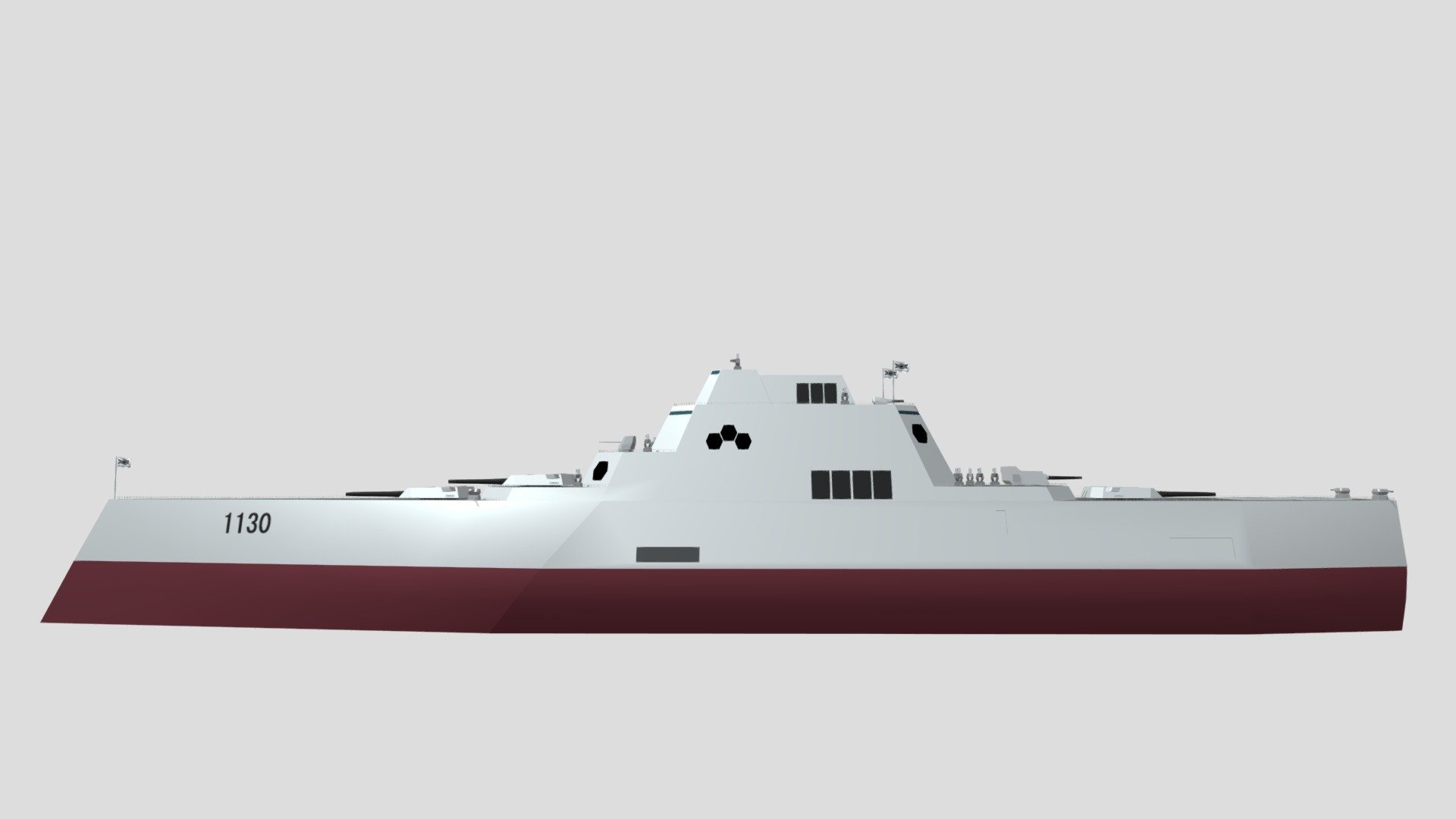 BB-1130 ANGEL SHIP (Battleship) - 3D model by FeriseCAT [34633e2 ...
