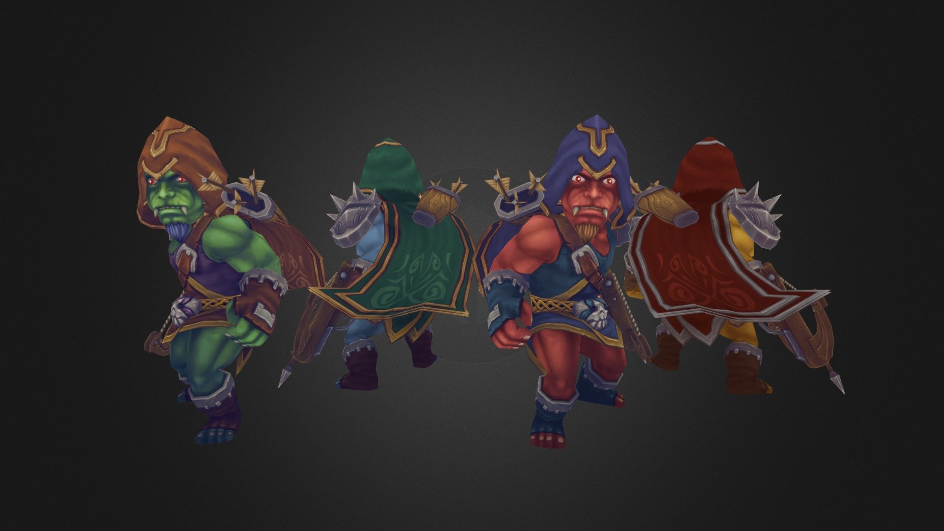 Orc Ranger - Buy Royalty Free 3D model by 3dfancy [346368e] - Sketchfab ...