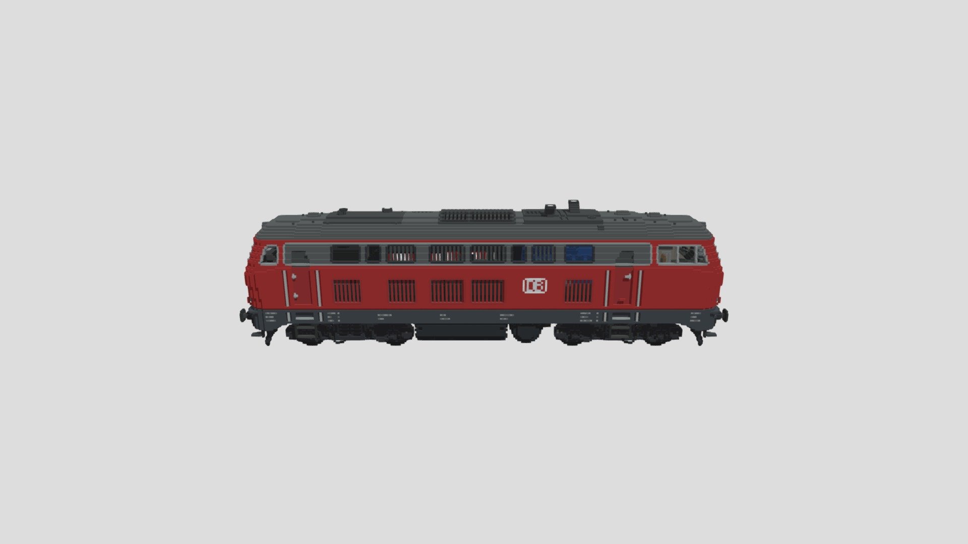 BR218 loco - Download Free 3D model by voxellation (@continentialvoxels ...