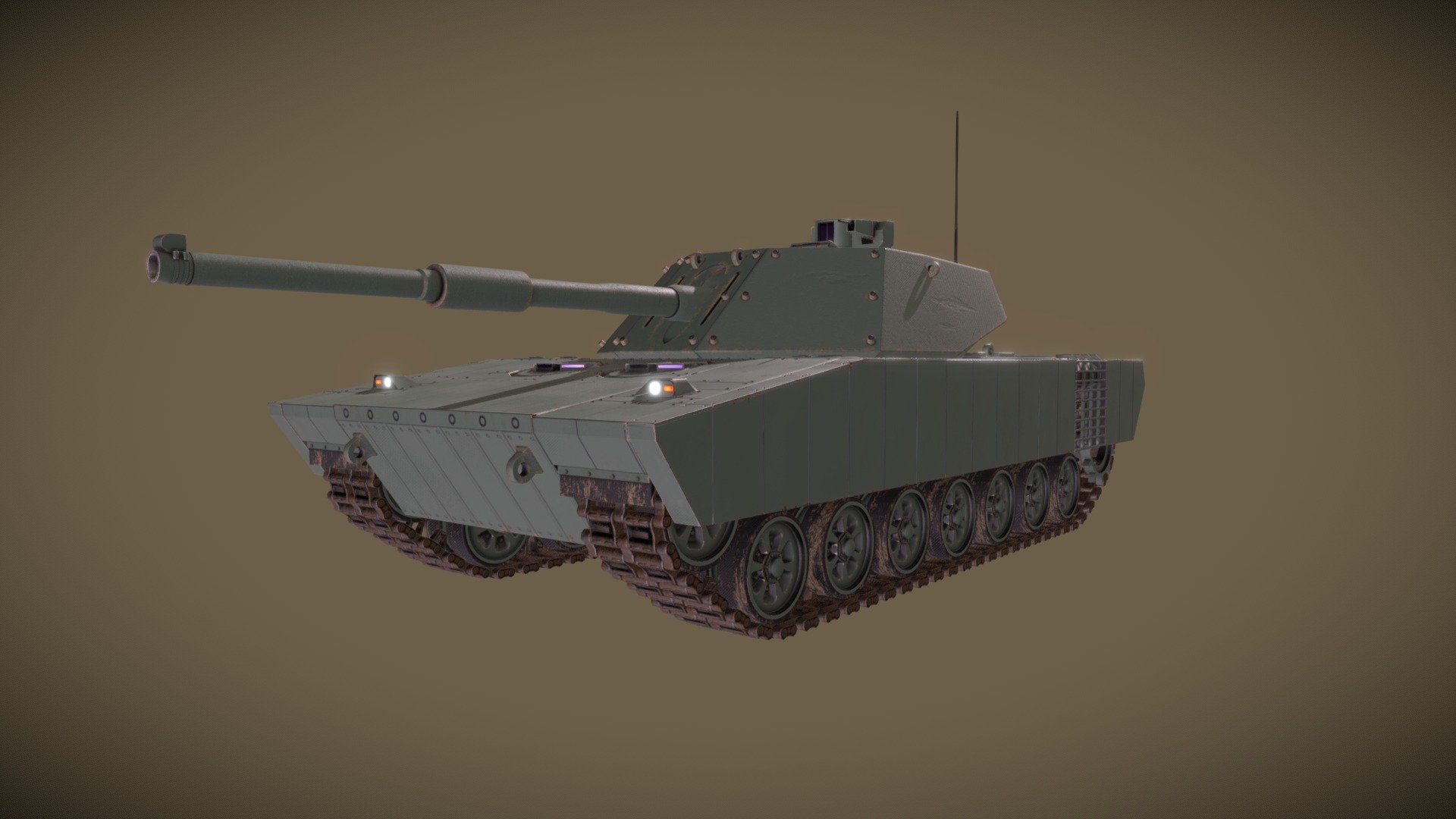 Modern tank - 3D model by Obi-Wanya [3464d8a] - Sketchfab
