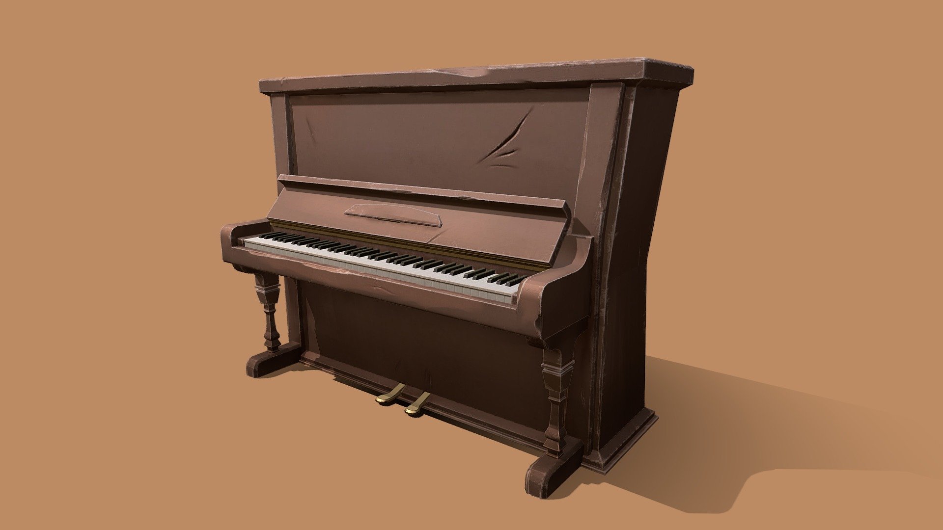 Stylised Piano - 3D model by jiro.delacruz [3467205] - Sketchfab