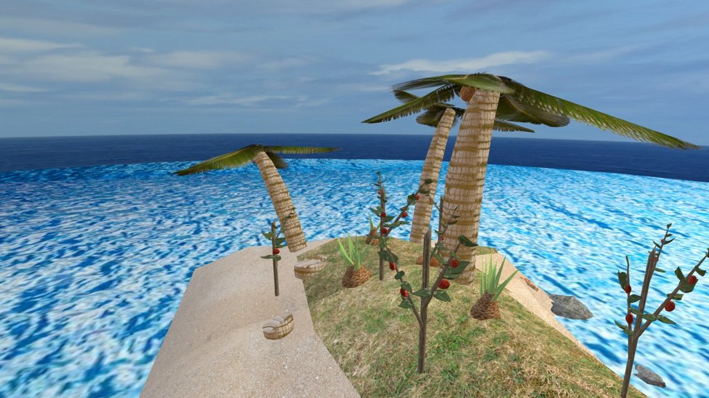 Island - 3D model by mlyons [3467772] - Sketchfab