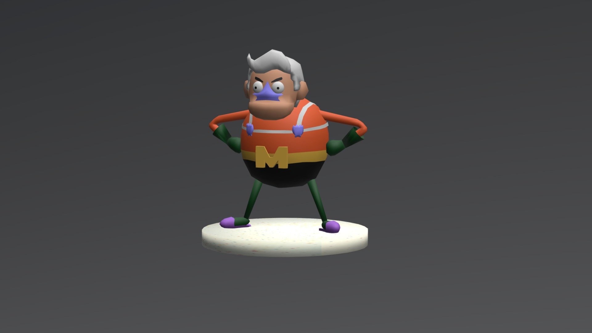 Mermaid Man (SpongeBob Squarepants) - 3D model by Ikigai Space ...