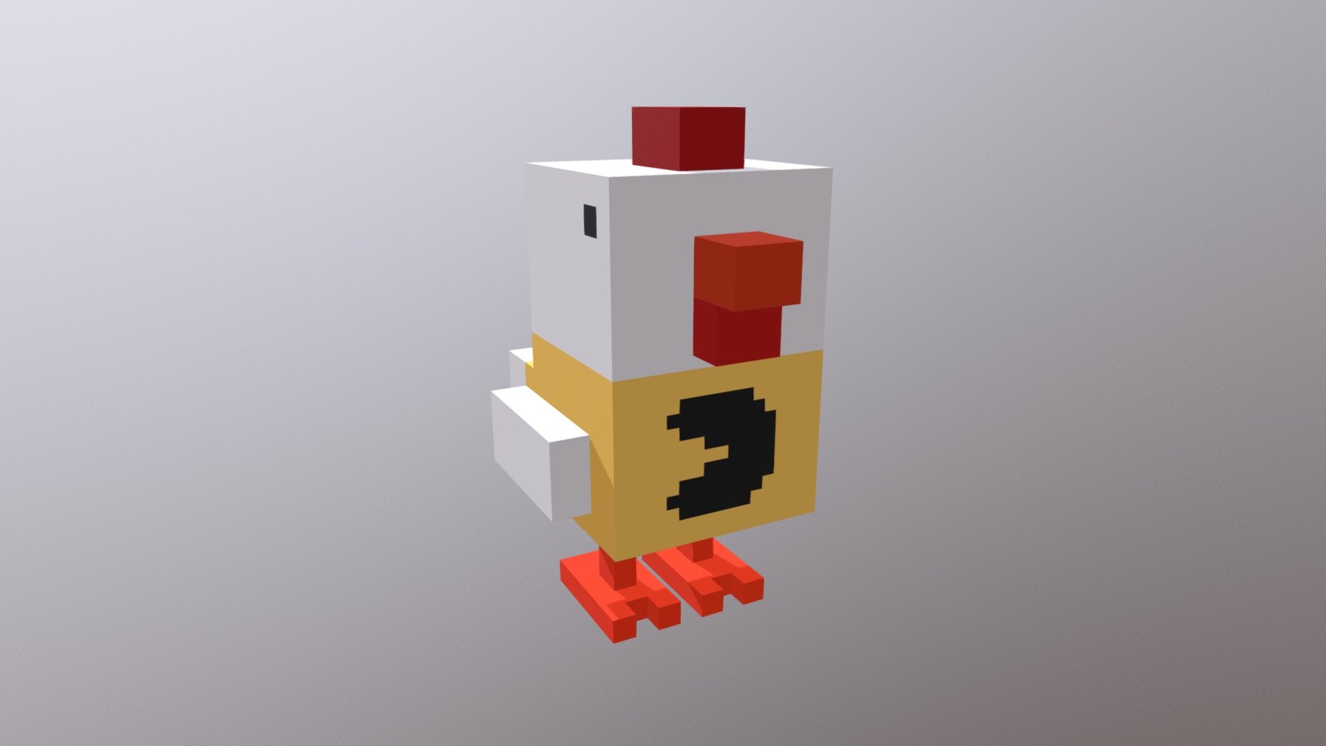 Voxel Pac Chicken - 3D model by Guillermo Willy Moral (@willymoral ...