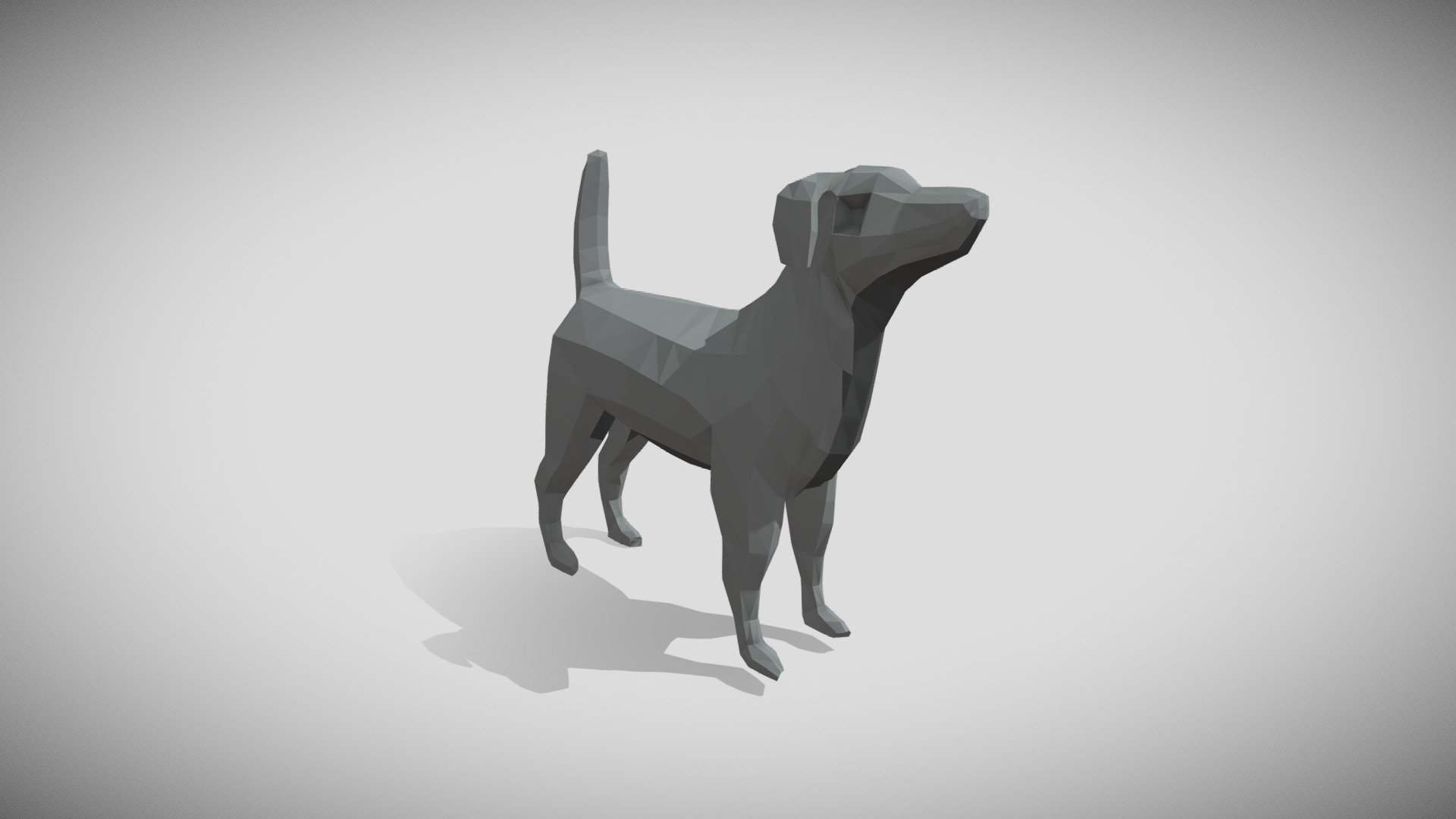 Low Poly Dog - Buy Royalty Free 3D model by AssetSource [346a576 ...