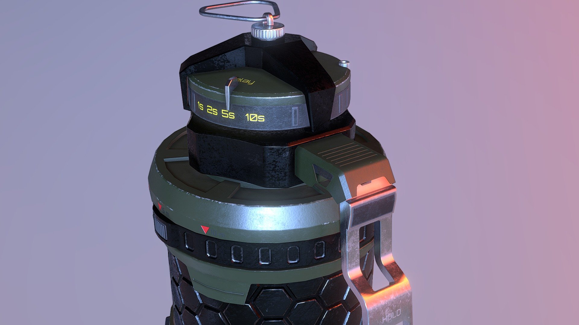 High Poly GRENADE - Download Free 3D model by Alex_Z [346a681] - Sketchfab