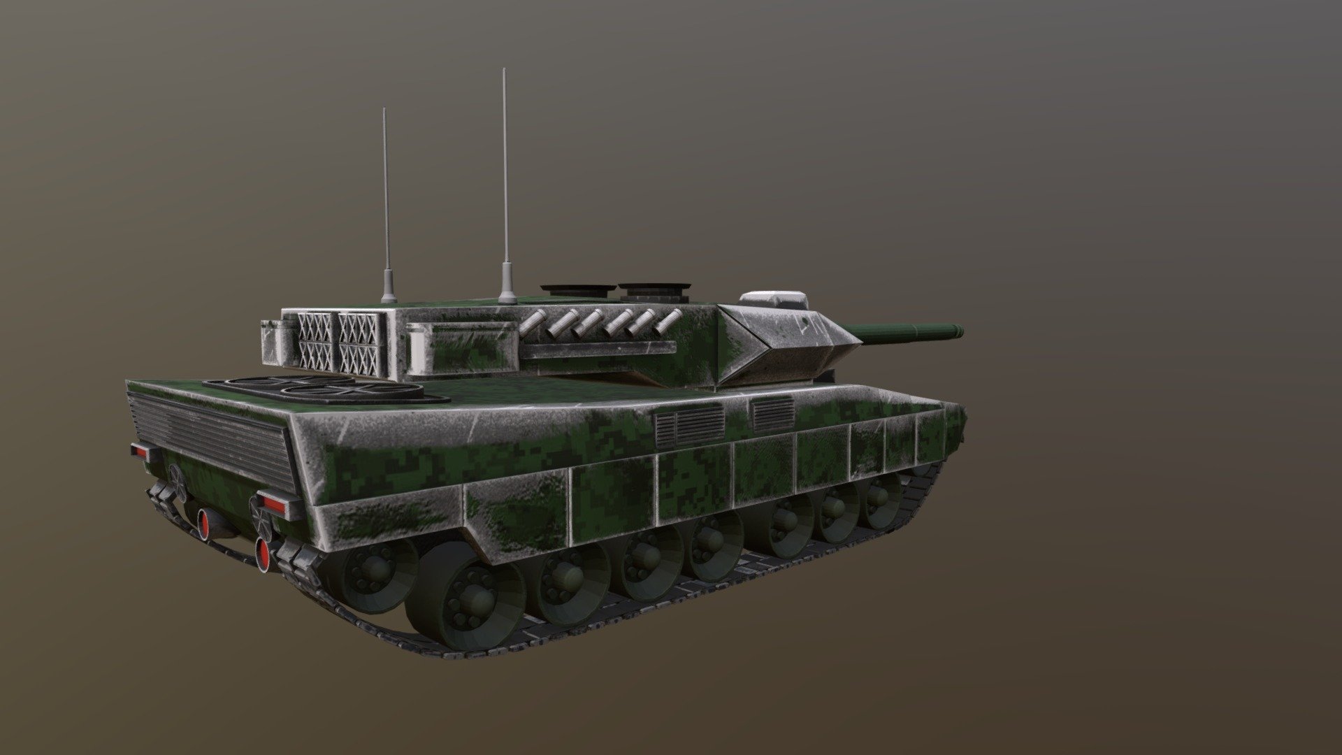 Tank - Leopard 2A7V - 3D model by CristianRusu [346c6a1] - Sketchfab