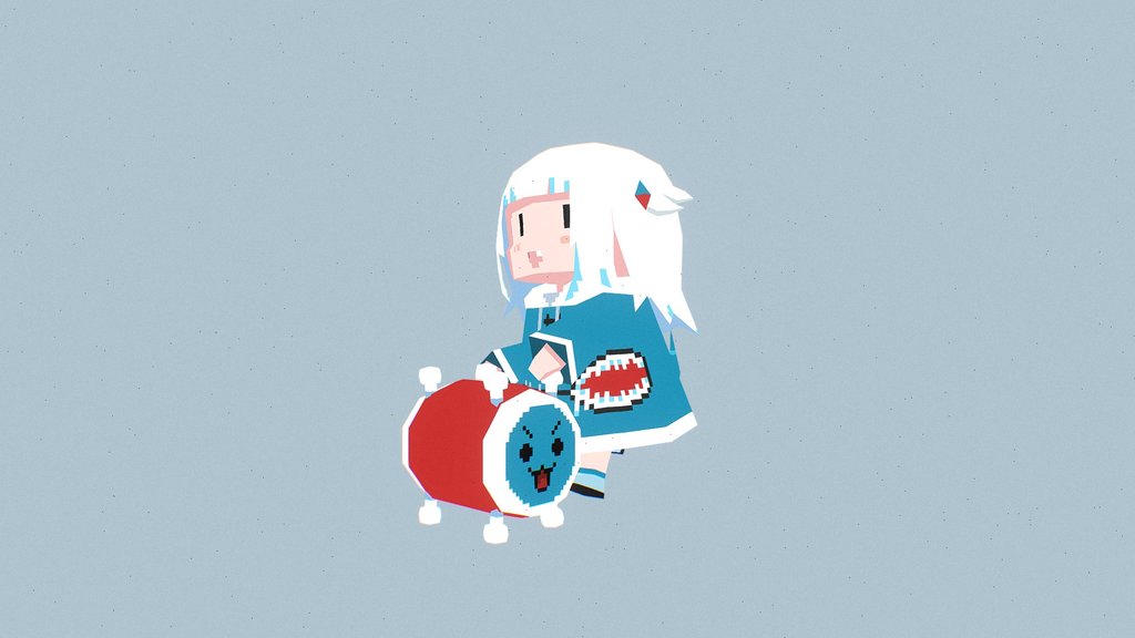 Lowpoly Hololive - A 3D model collection by 風籟_Furai (@FuraiConcept) - Sketchfab