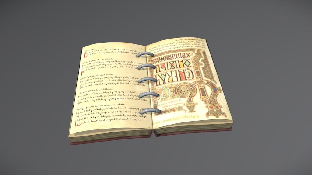 Open book - 3D model by anthony_tweedie [346d53b] - Sketchfab