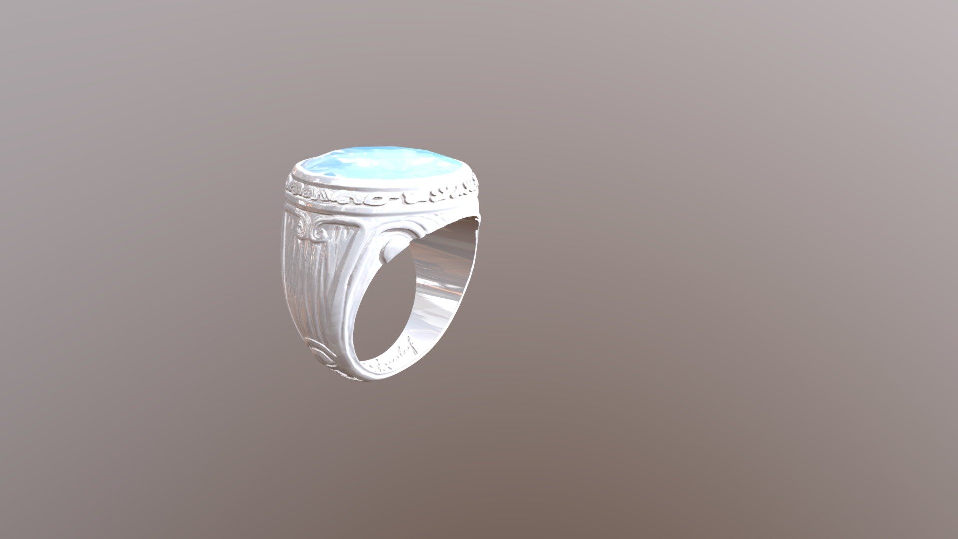 Mr. Ripley - Ring silver - 3D model by VE AND VILE (@veandvile ...