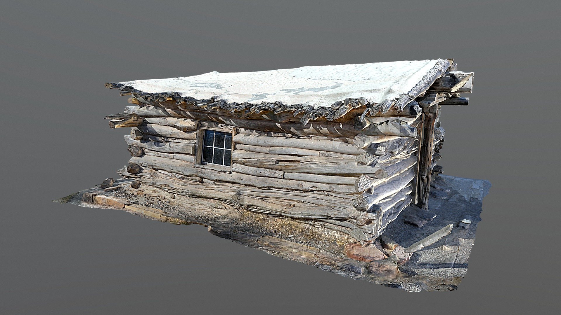 (.ply format) Wolfe Ranch Cabin Model 10_27_2023 - 3D model by jjarquin ...