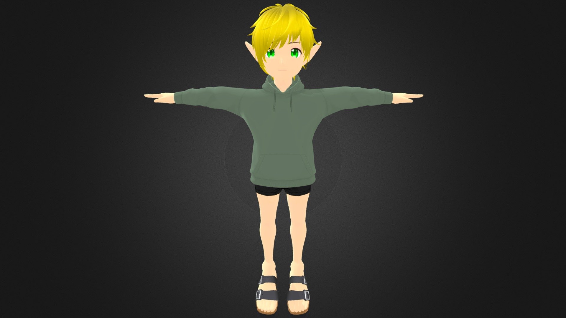 Cute Alph Chibi Character - Full Rigged - 3D model by infinitymanpk ...