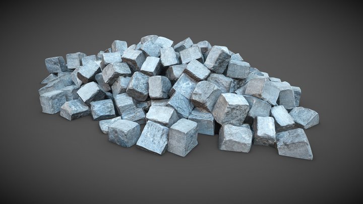 Cobblestone 3D models - Sketchfab