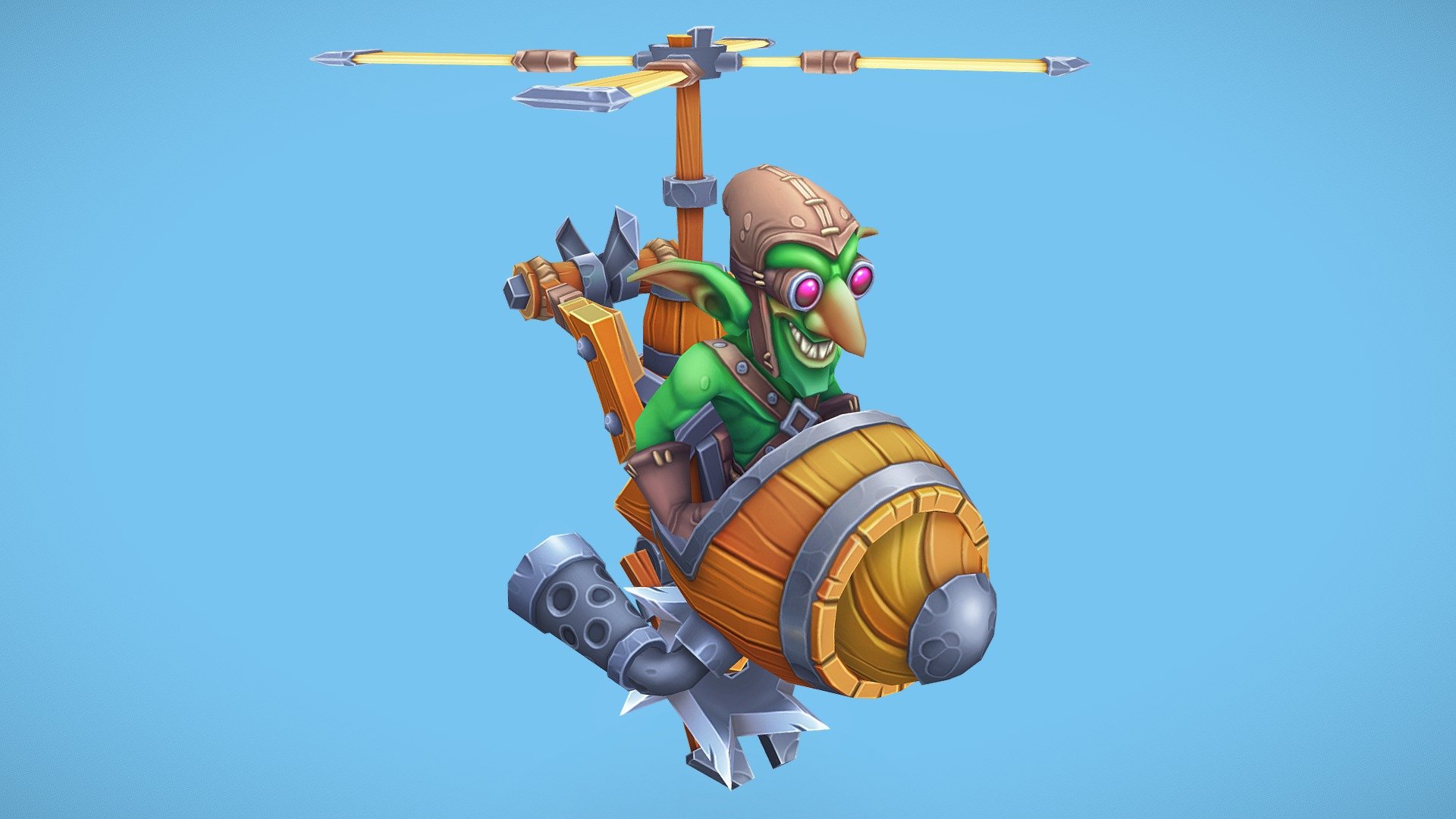 Goblin copter - 3D model by Hank_Mardukas [3471b42] - Sketchfab