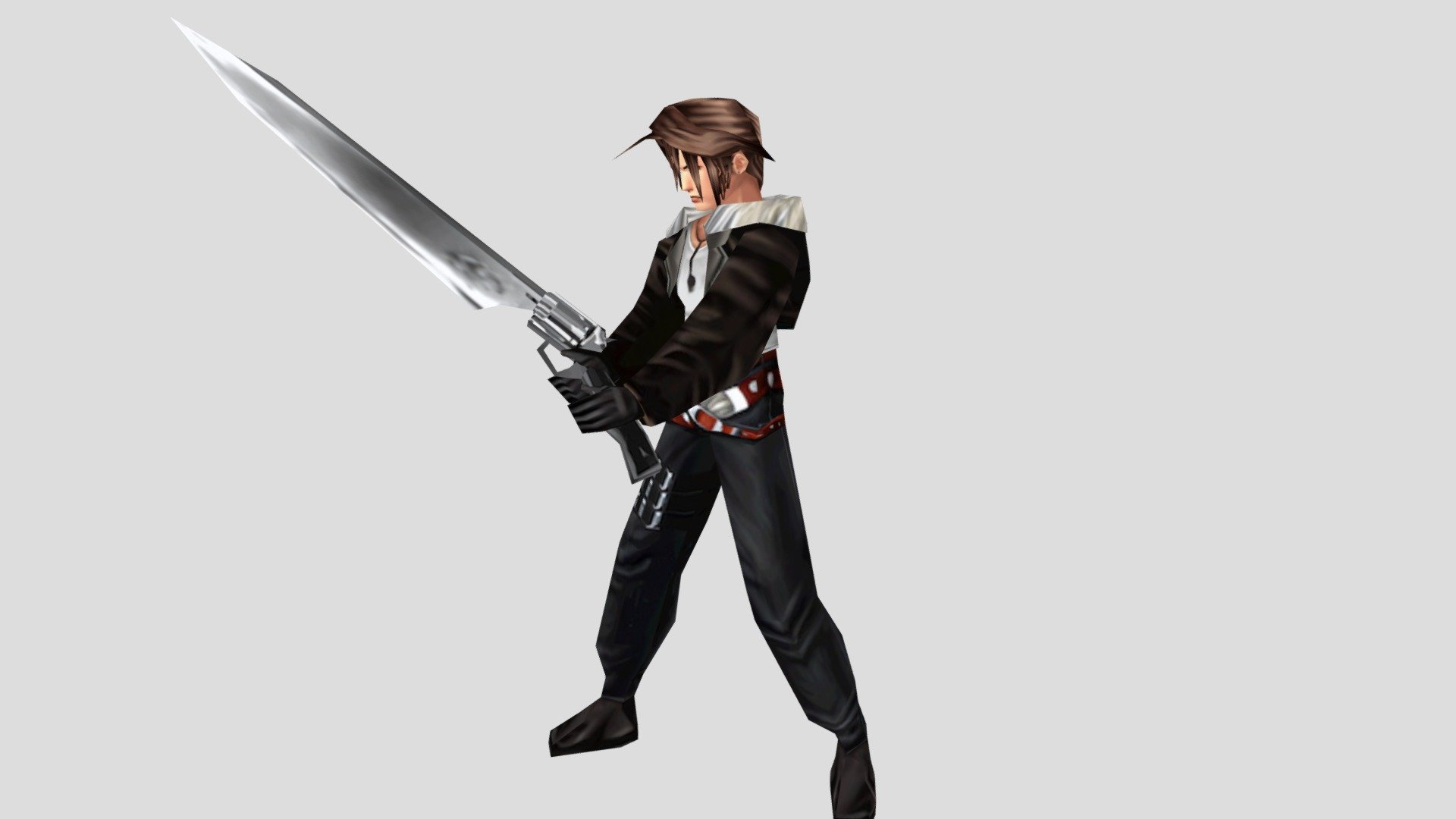 Squall - Final Fantasy VIII - Idle - Download Free 3D model by ...