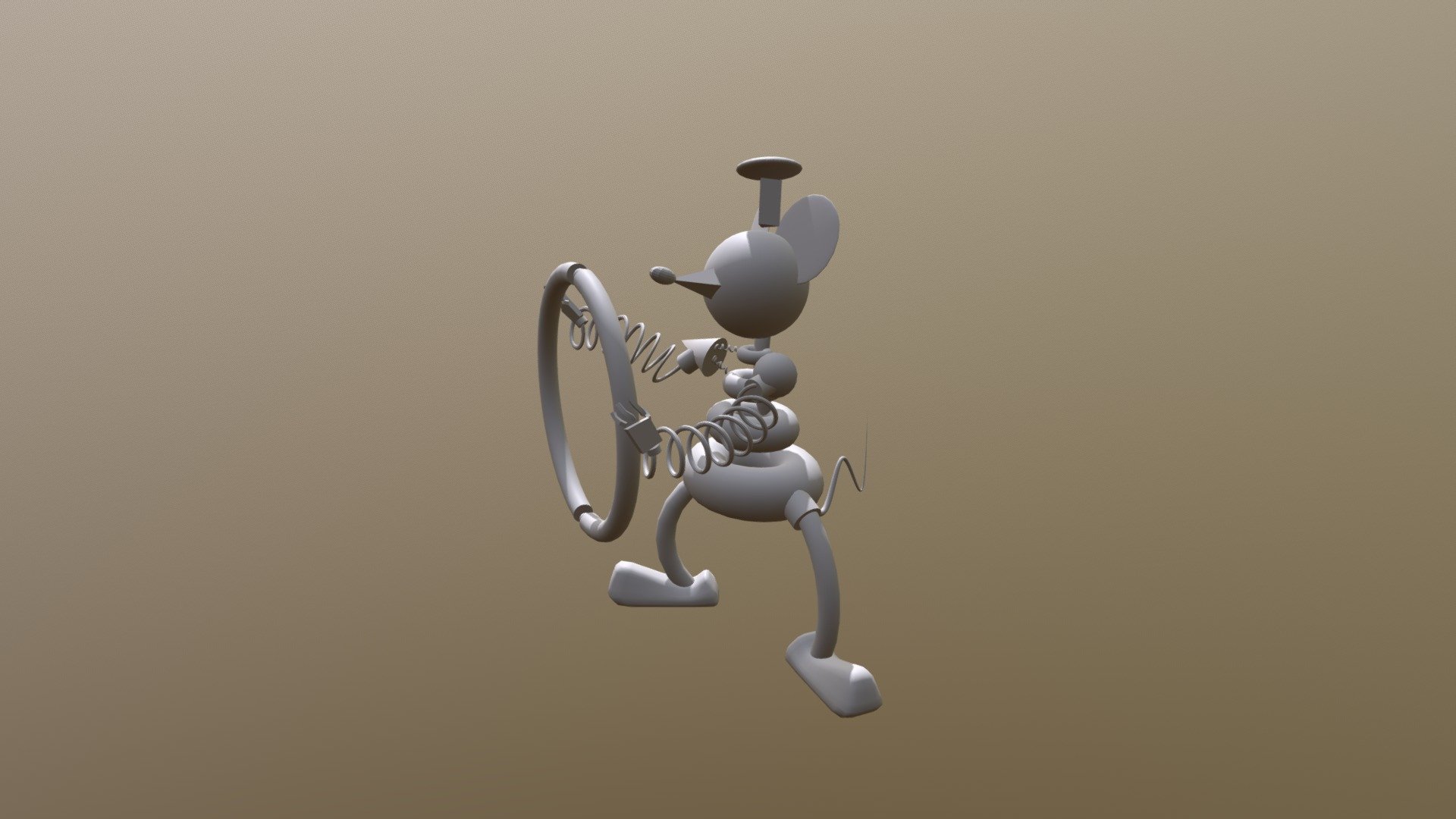 Abstract Mickey Mouse - 3D model by Nicholas Olsen (@Chainheart ...