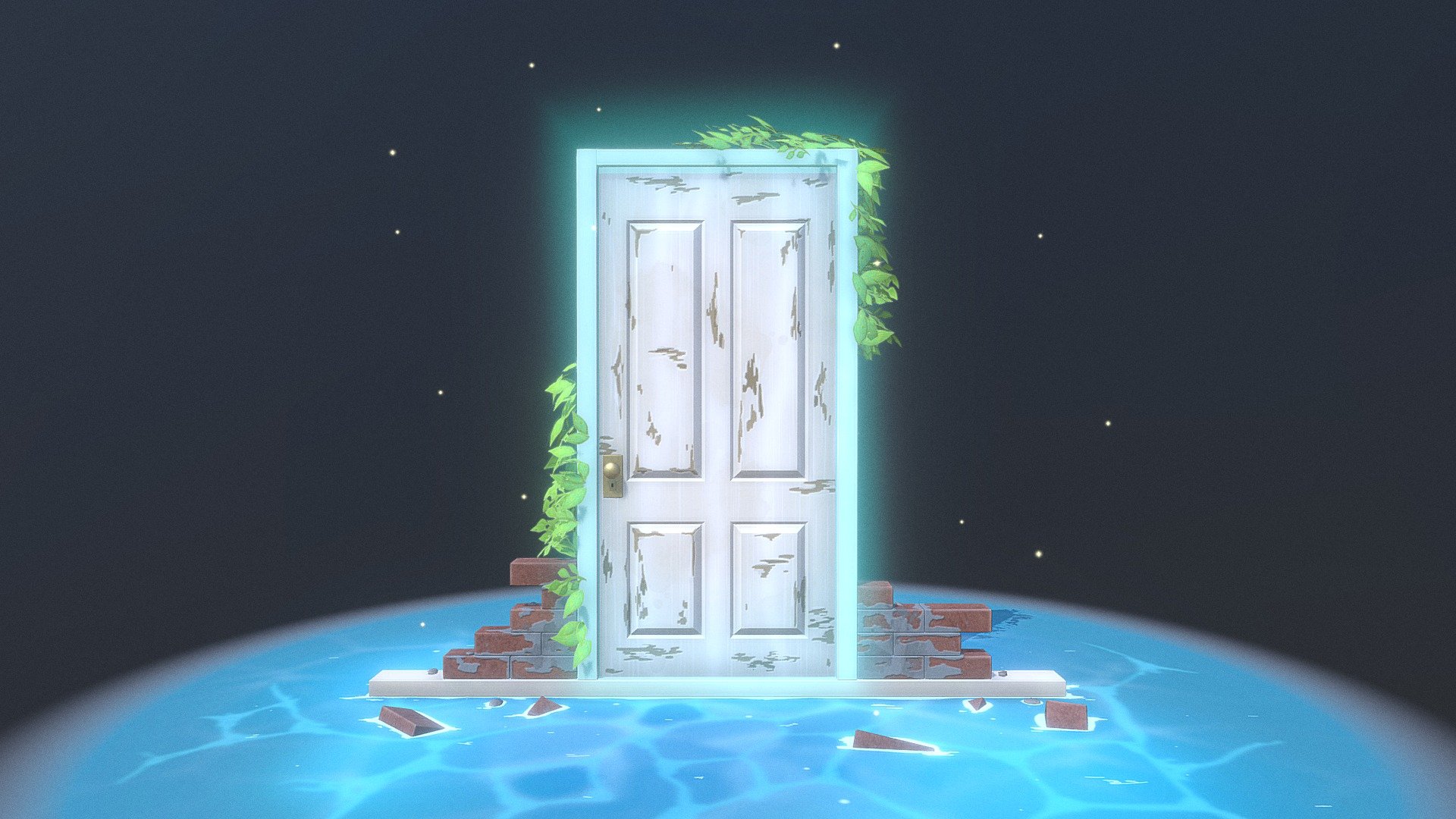 Fantasy Door - Buy Royalty Free 3D model by tran.ha.anh.thu.99 [3475f29 ...