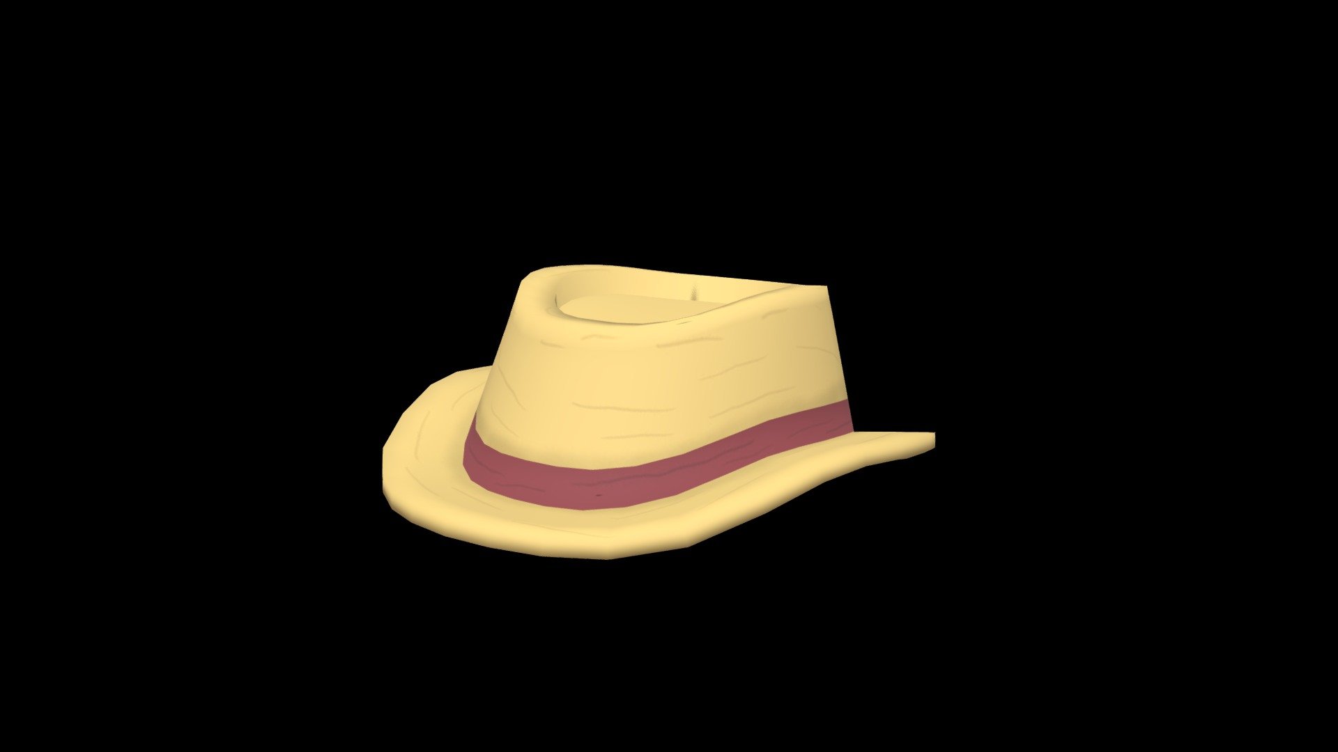 Straw Hat - 3D model by Bob Hoegen (@Bob_Hoegen) [34779bd] - Sketchfab