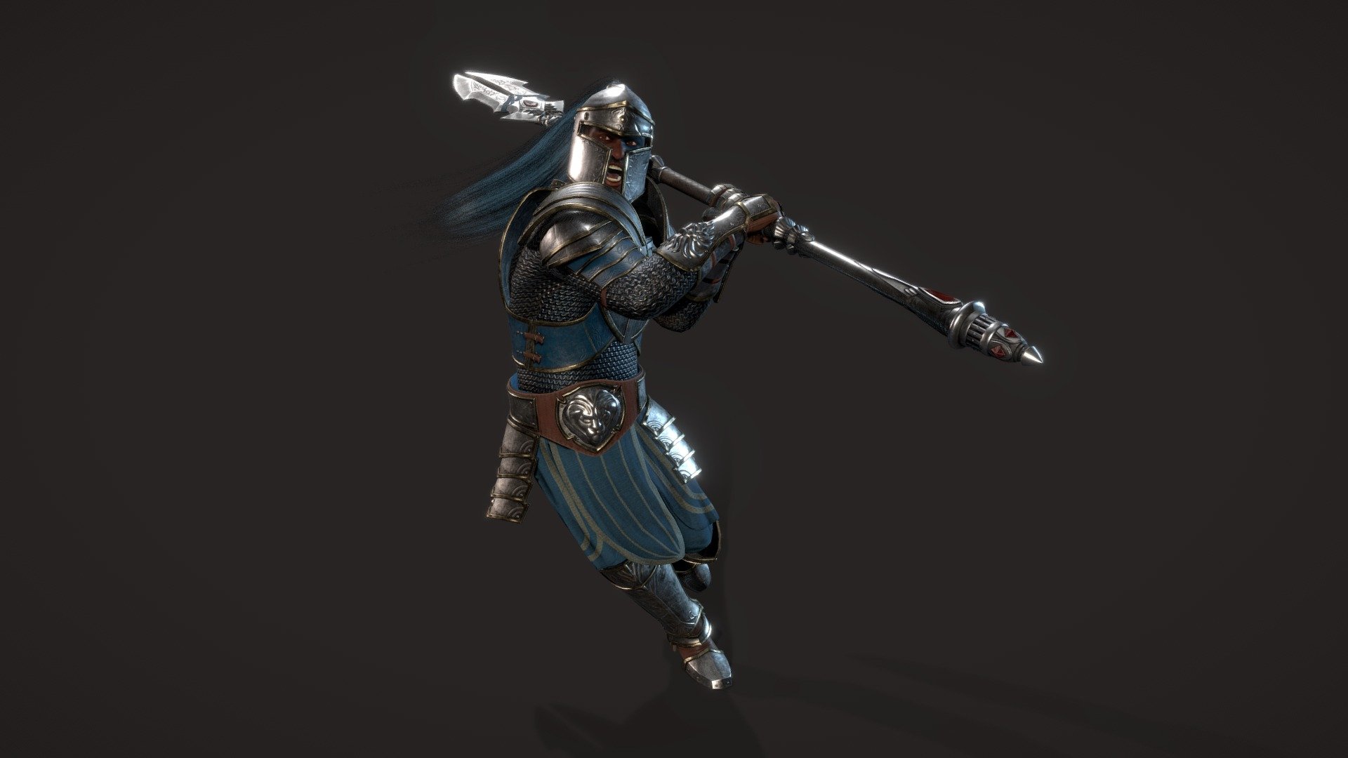 Warcraft - Royal Guard - 3D model by Rob Allen (@roba) [347aad4 ...