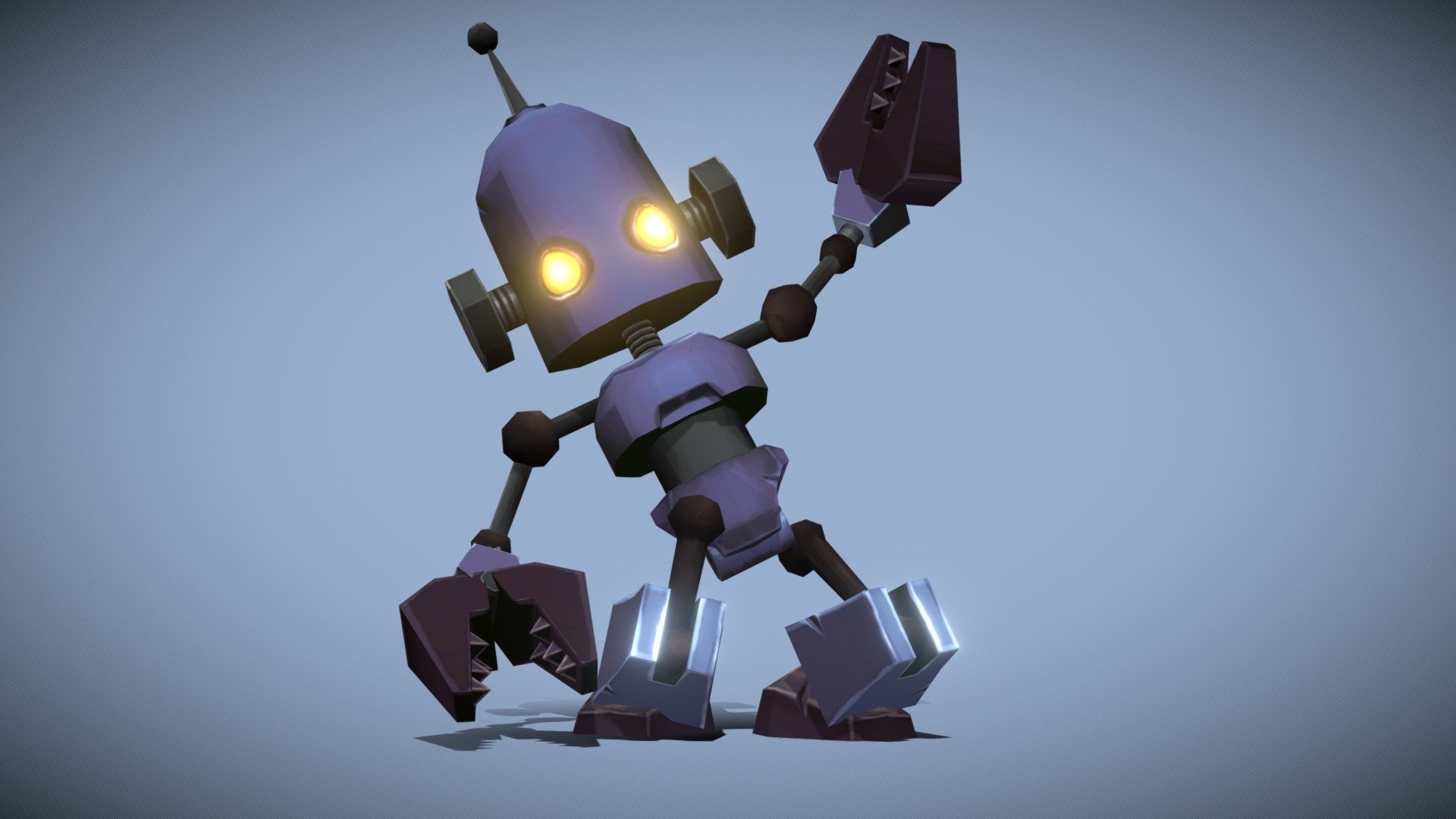 3DRT - Chibii robot - 09 - 3D model by 3DRT.com [347e81b] - Sketchfab