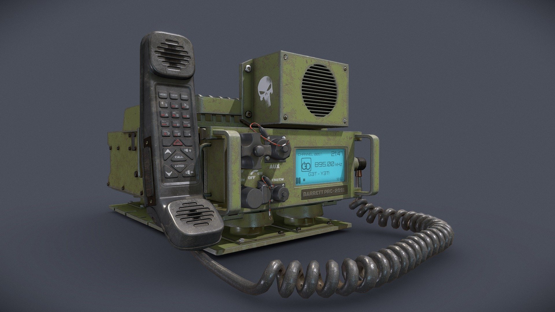 PRC-2091 HF Tactical Mobile Package - 3D model by Arne (@Bompahawk ...