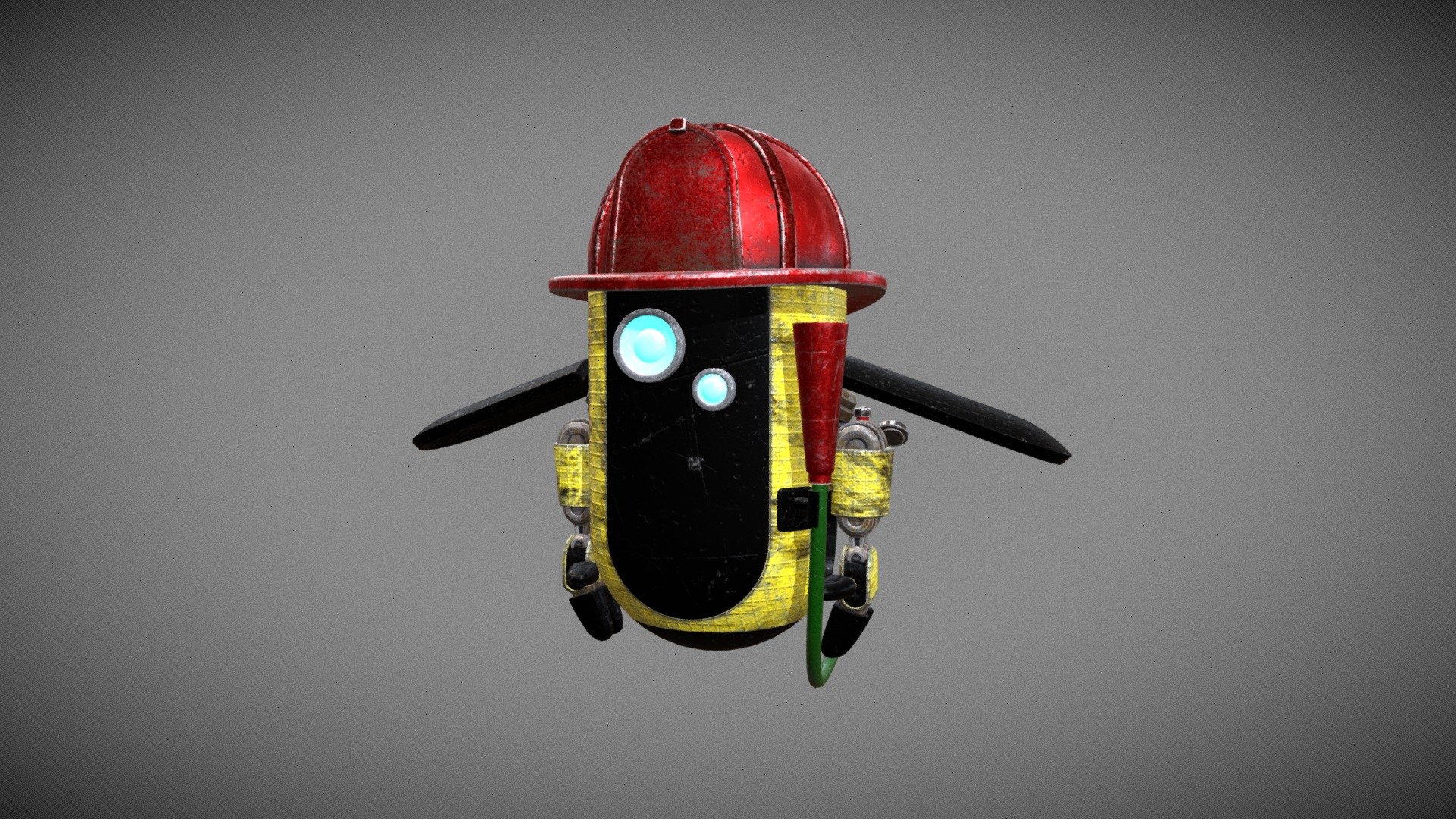 Firebot - 3D model by Ana Sosa (@ana-m-sosa) [3481500] - Sketchfab