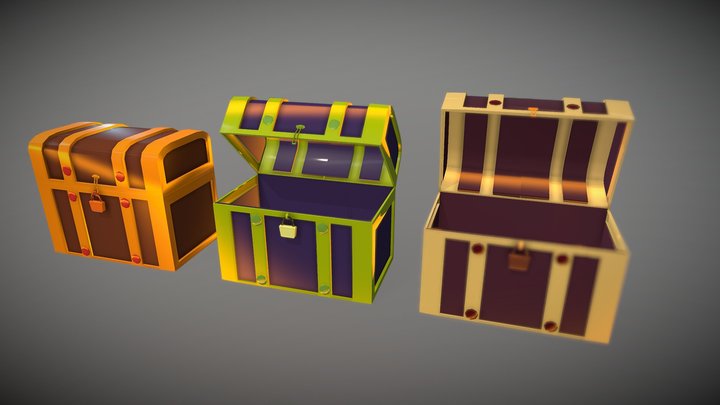 Treasure-chest 3D models - Sketchfab