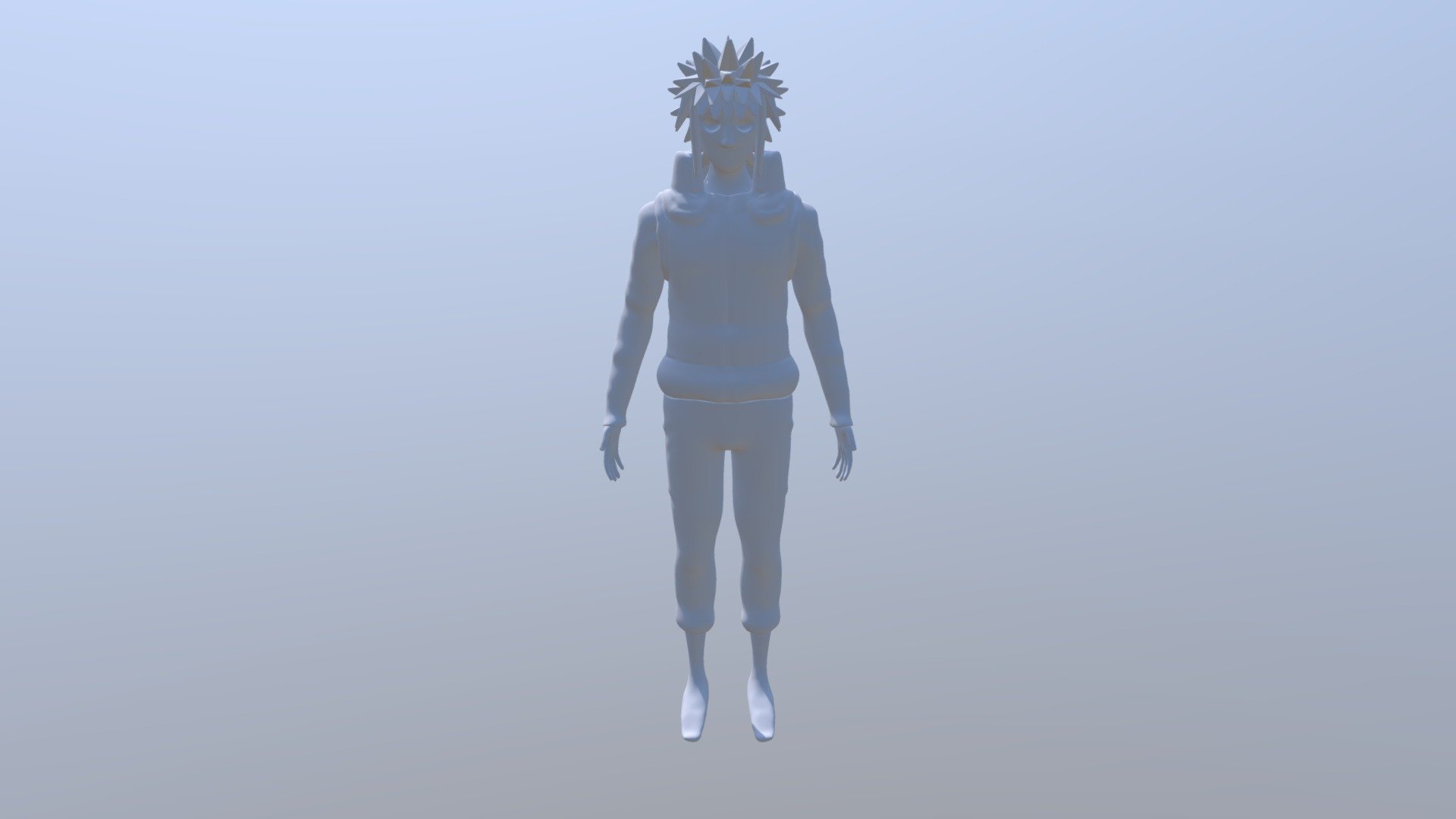 Personagem Escultura - Minato (Parte 8_ - 3D model by Julia.Ramos ...