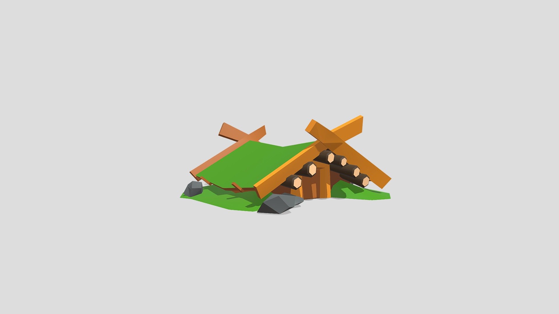 dugout - 3D model by CC (@ccsf) [3483e9e] - Sketchfab