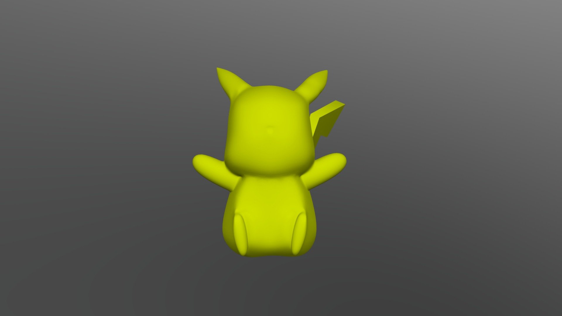 Pikachu - 3D model by freakyotaku [3486a75] - Sketchfab