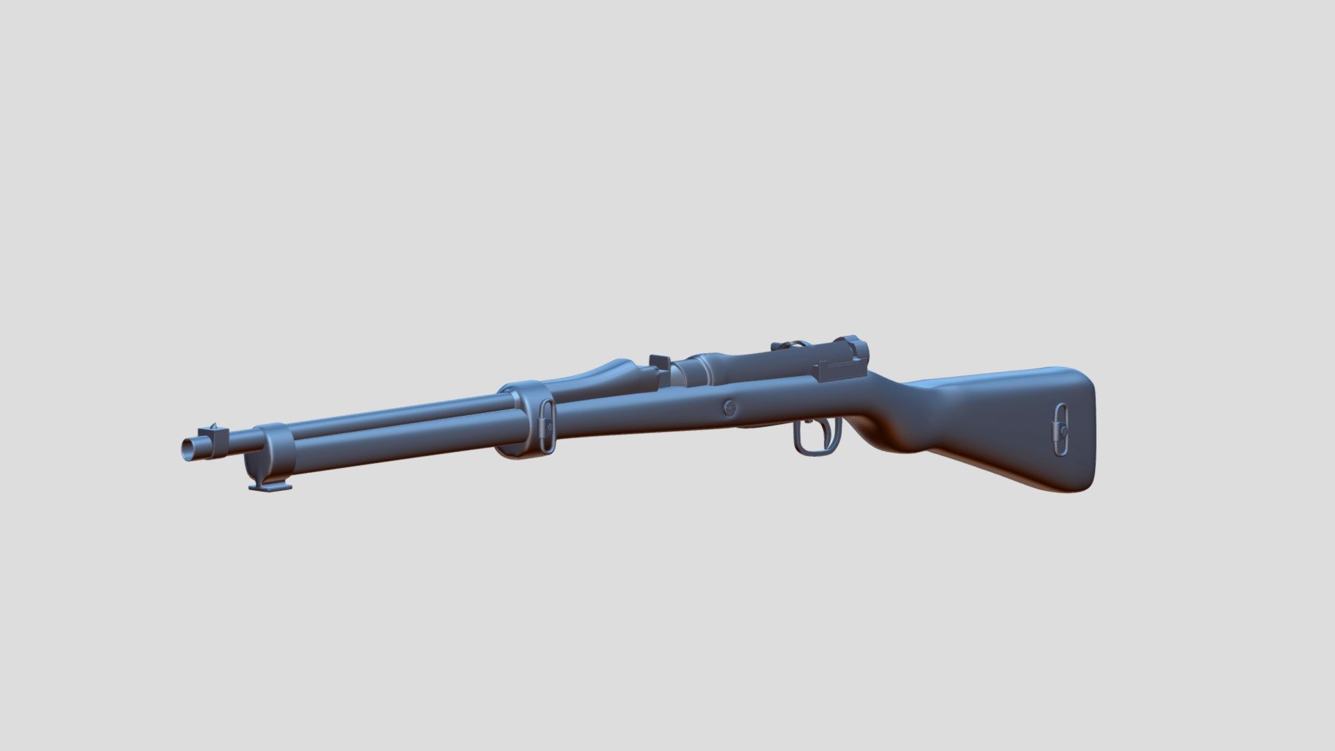 Type-99 Rifle - 3D model by Pilav (@ubernovaburst) [34873d4] - Sketchfab