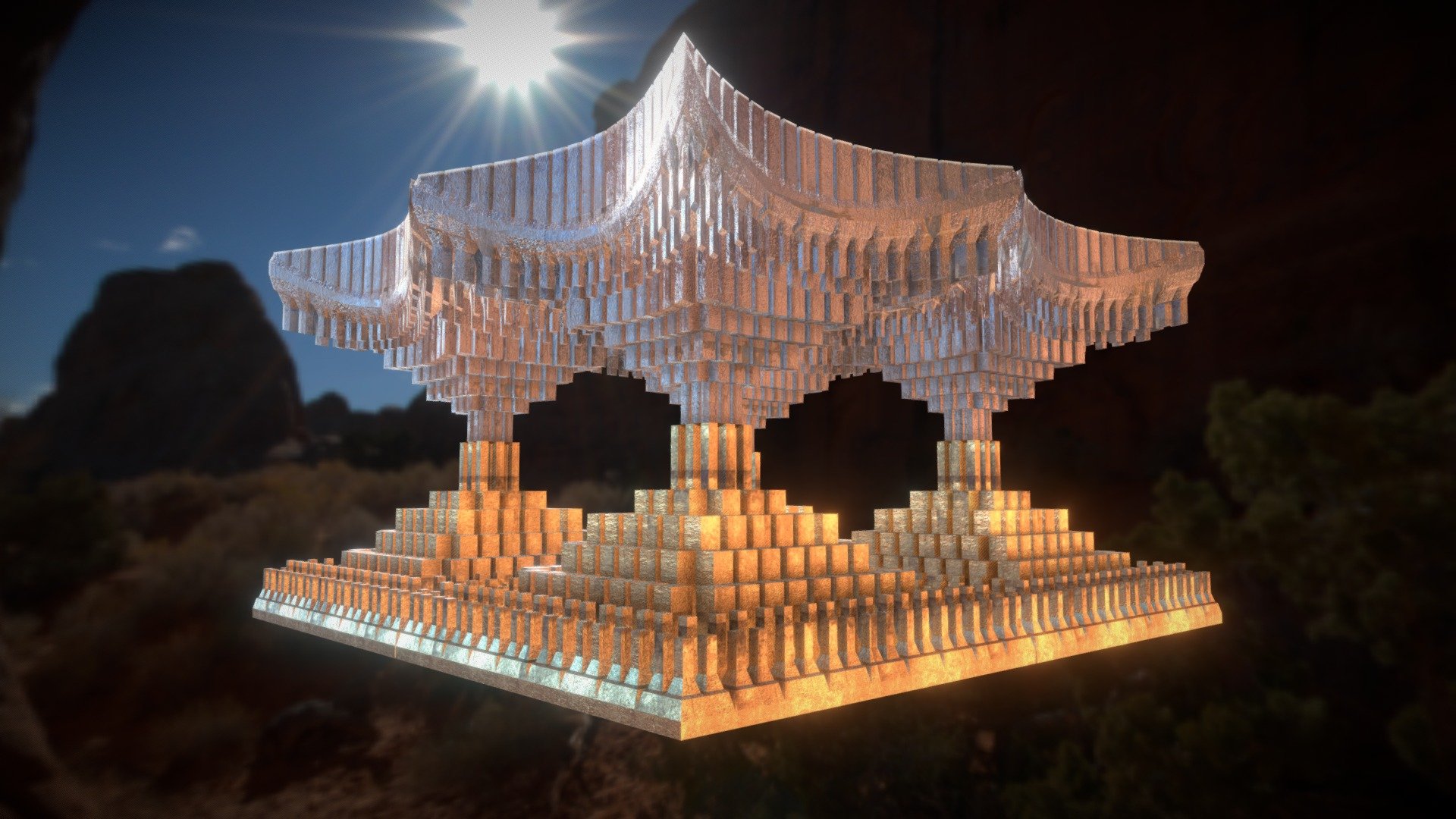 Epic Temple Fortress - Inspired by Riddick - Download Free 3D model by ...