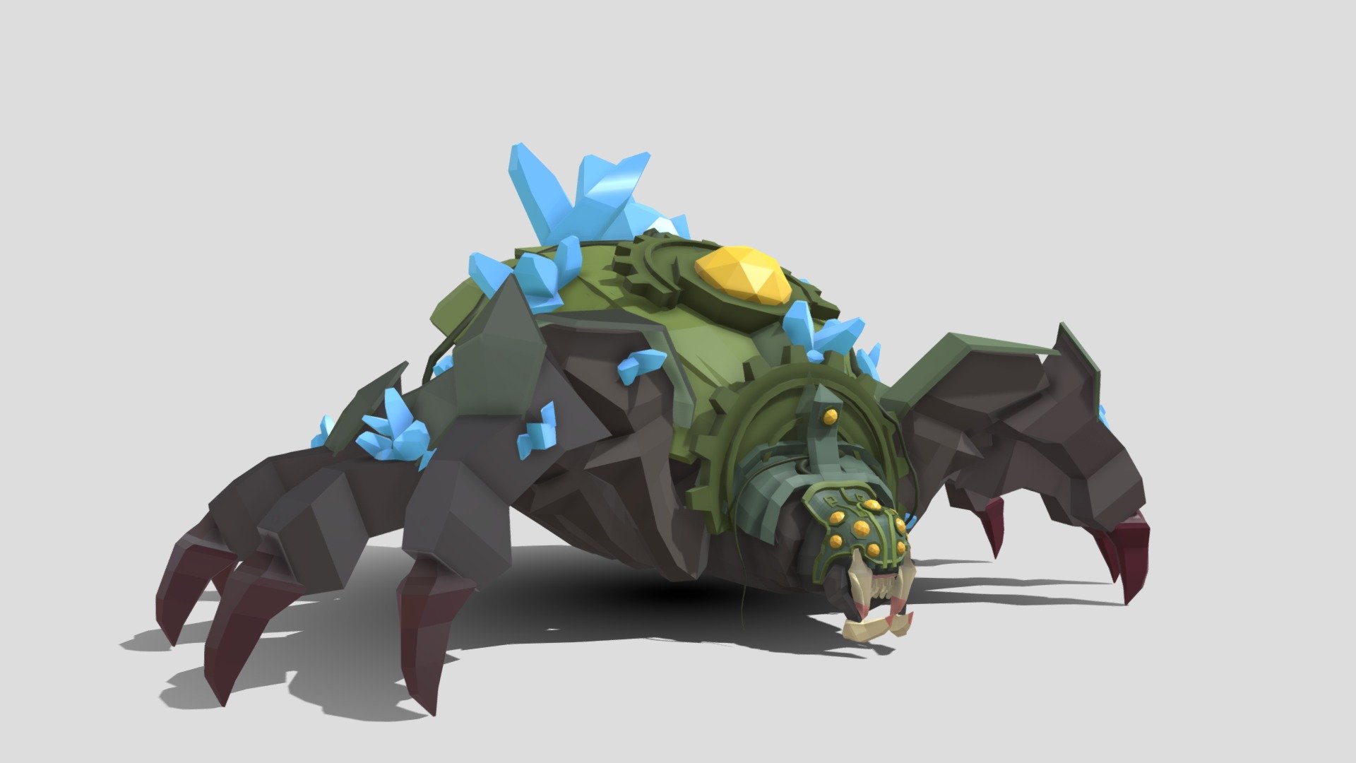 Crystal ancient spider - Download Free 3D model by Oleg Karpman ...