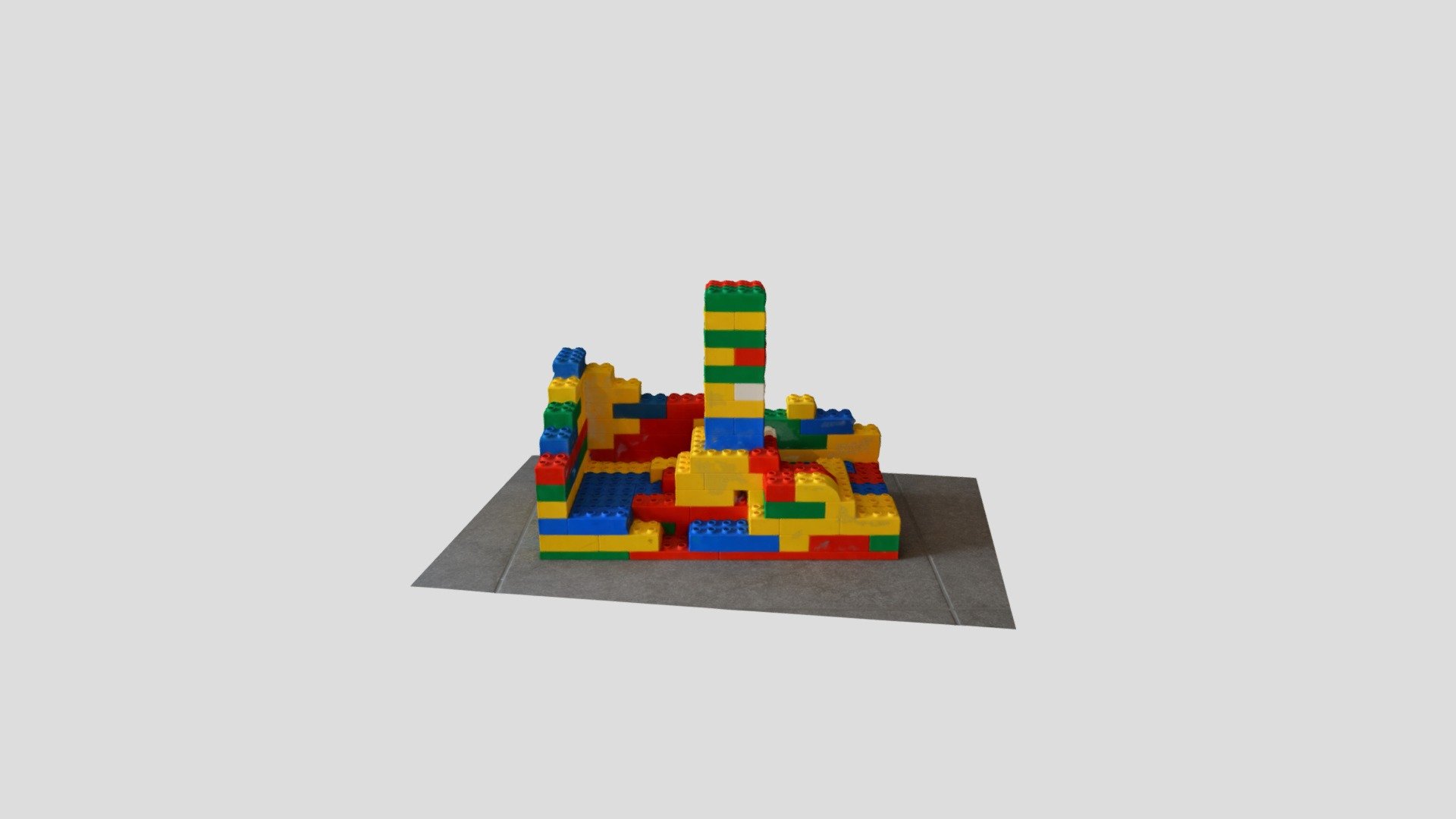 Duplo Tower - 3D model by ibf [3489e40] - Sketchfab