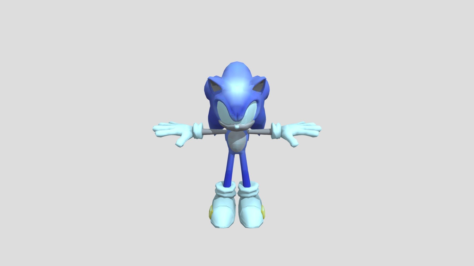Sonic[FBX] - Download Free 3D model by safgasg [348e296] - Sketchfab