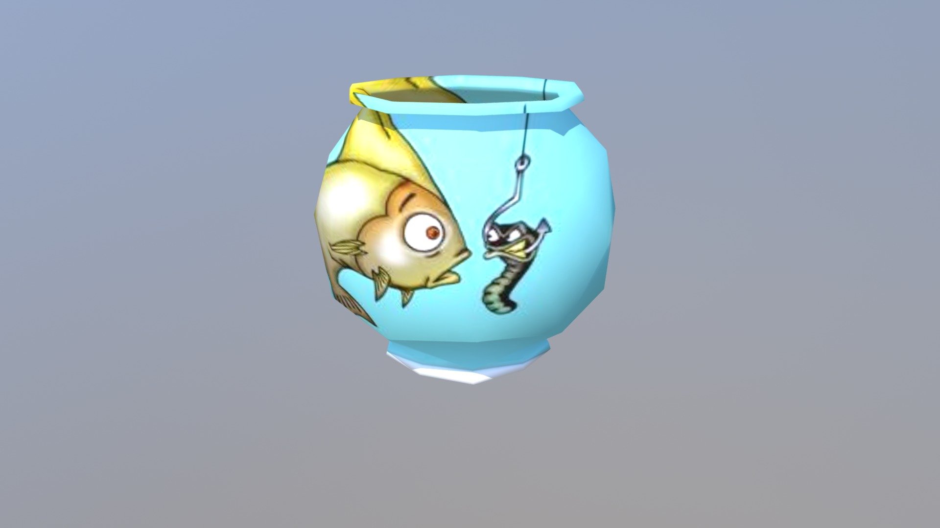 Fishbowl - 01 Low Poly Contest (248 Tris) - 3D model by CultLess ...