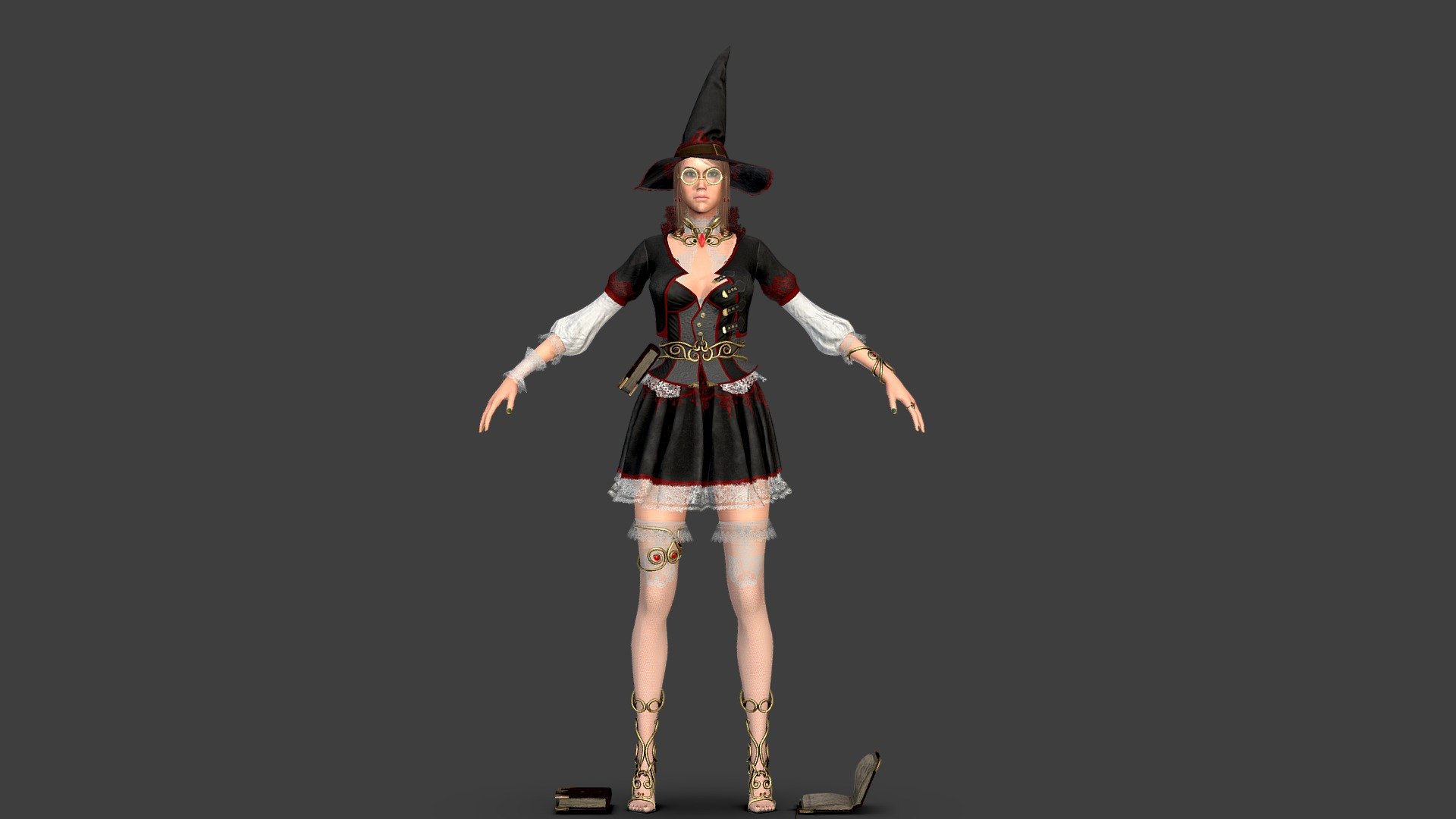 Witch - Buy Royalty Free 3D model by Dmitriy Poskrebyshev (@dr.makakyc ...