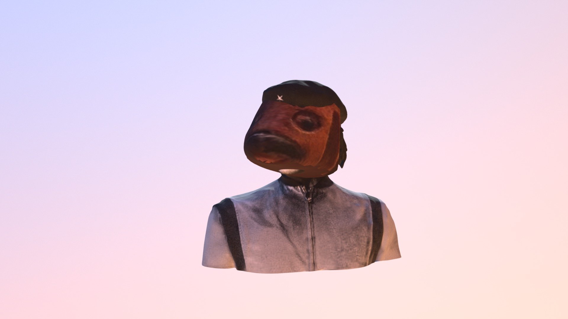 Fish Guevara - Download Free 3D model by Piespork [3491043] - Sketchfab