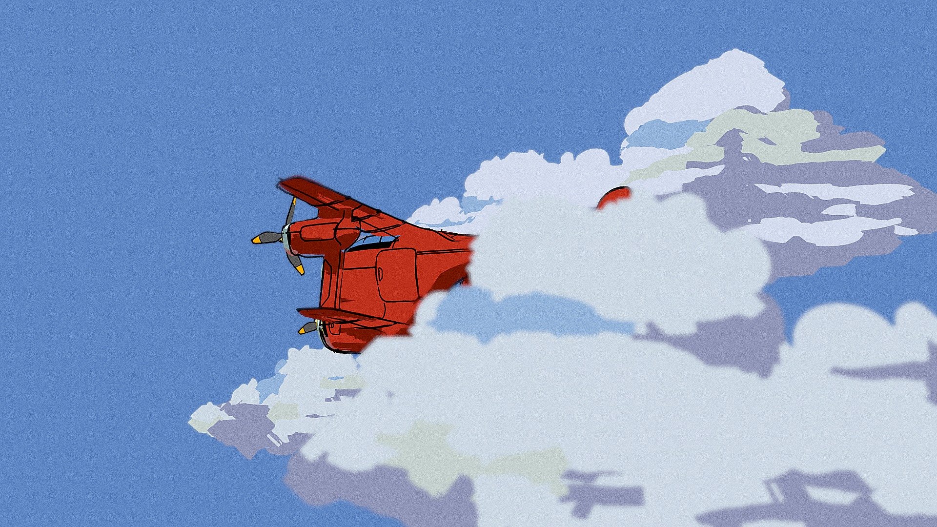 Red Biplane - Animated - Download Free 3D model by WON (@won1) [34913c4 ...