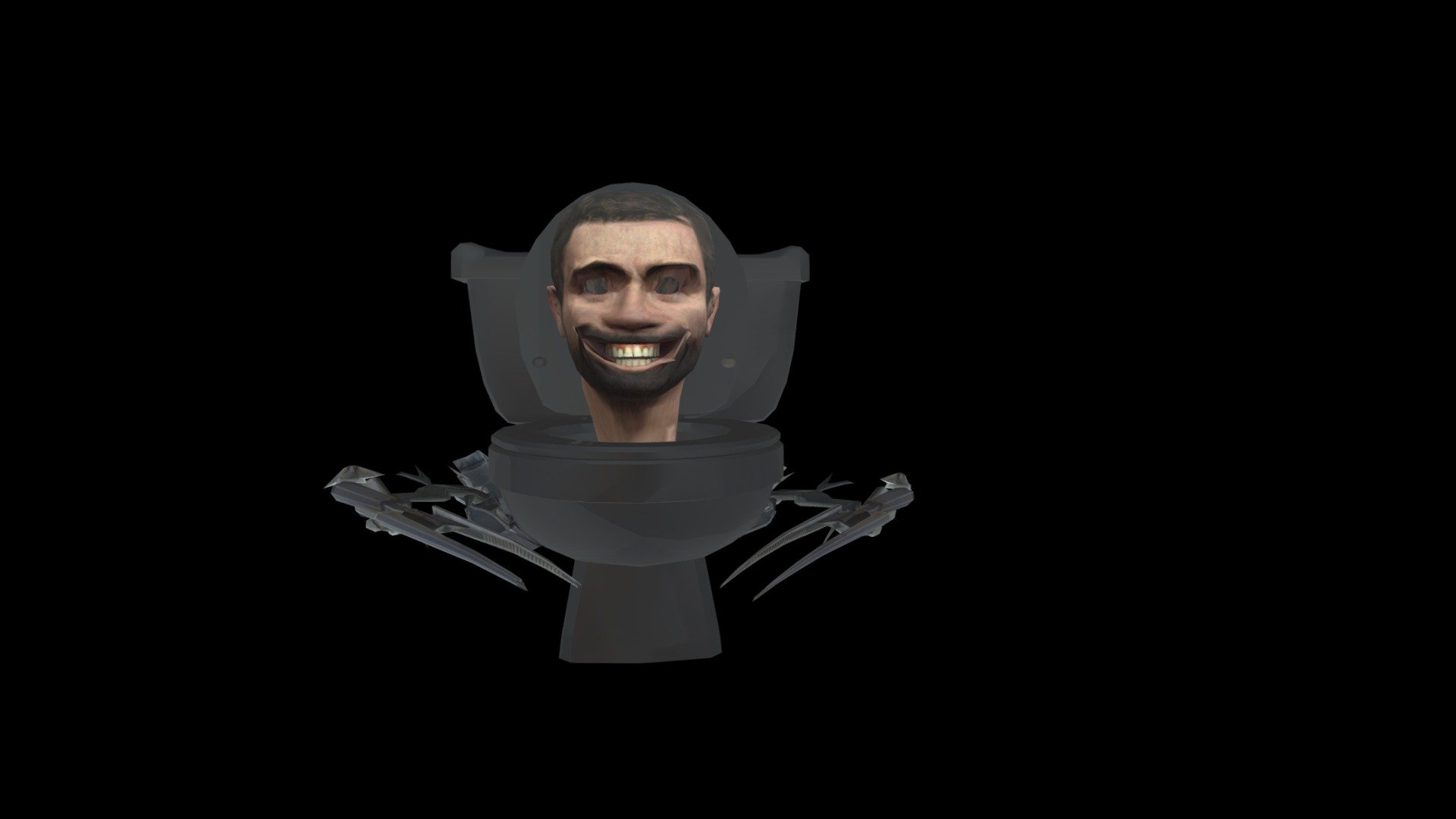 Grey Claw Skibidi Toliet - Download Free 3D model by ...
