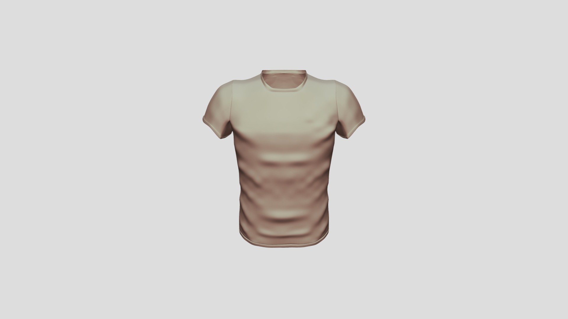 Realistic 3D T-Shirt Model with Fabric Texture - 3D model by zunara ...