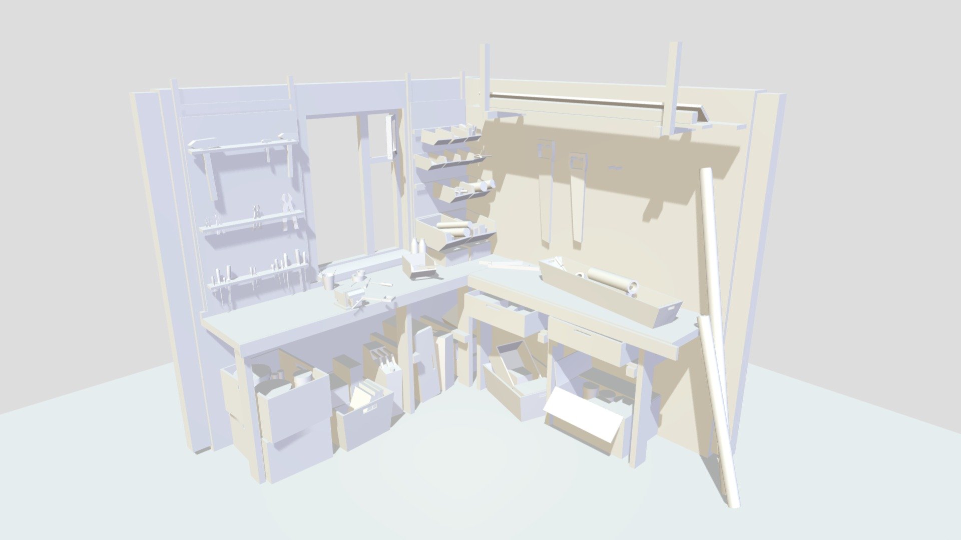 Workspace Retry Drafts - 3D model by consil55 [3495333] - Sketchfab