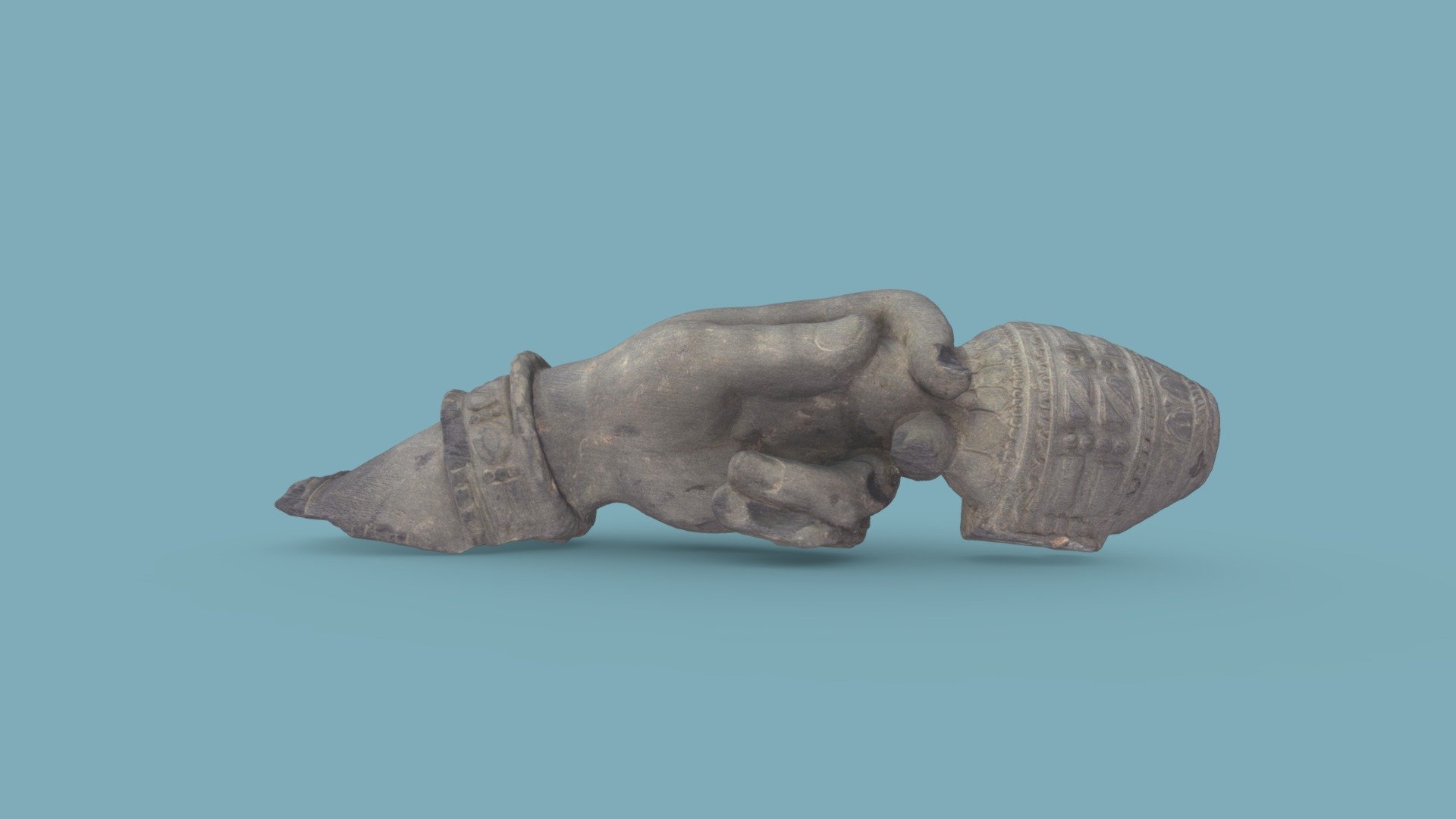 Hand of the Bodhisattva Maitreya - 3D model by Ackland Art Museum ...
